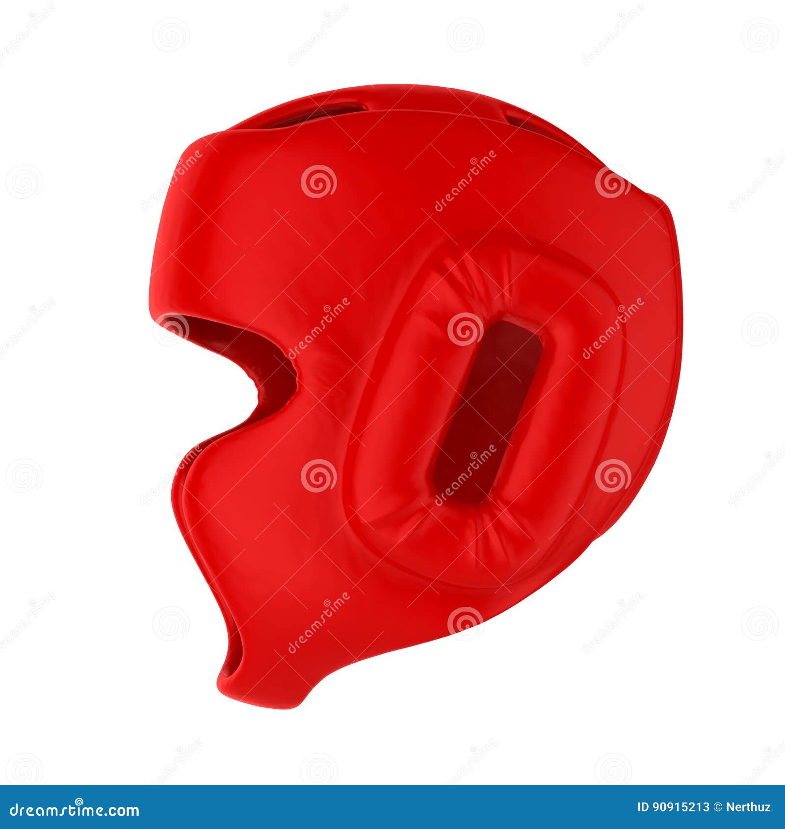 Boxing Headgear Isolated stock illustration. Illustration of fight ...