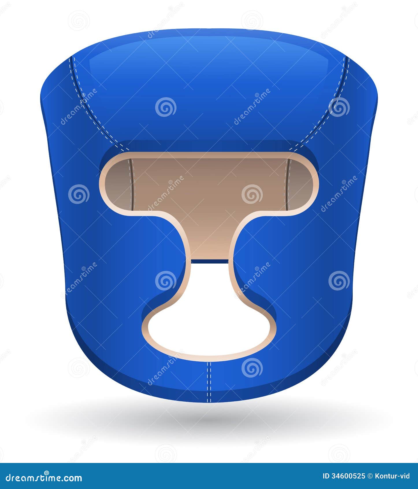 Boxing Helmet Vector Illustration Stock Vector - Illustration of ...