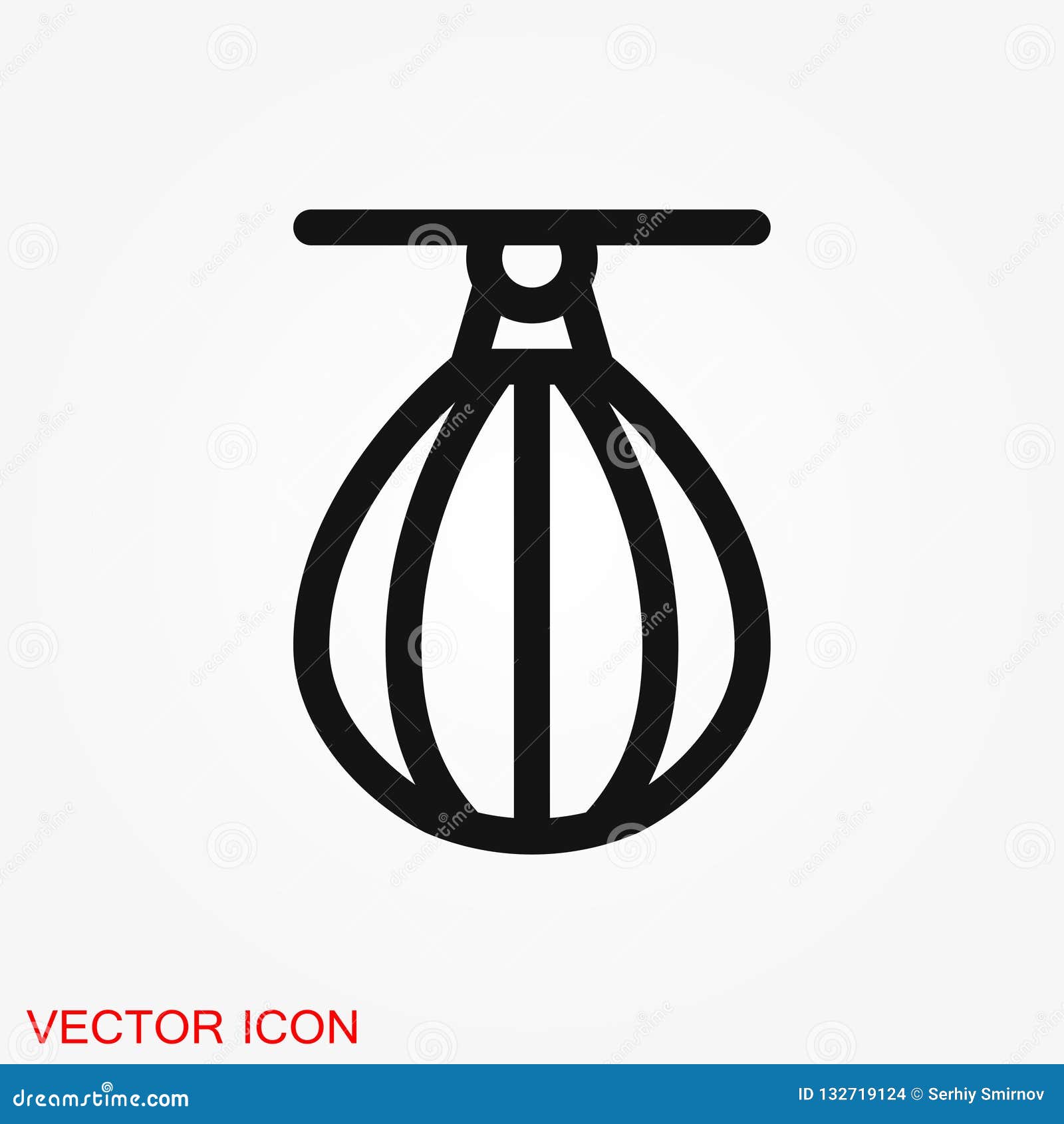 Boxing Icon, Equipment and Sport Vector Graphics, Symbol on a ...