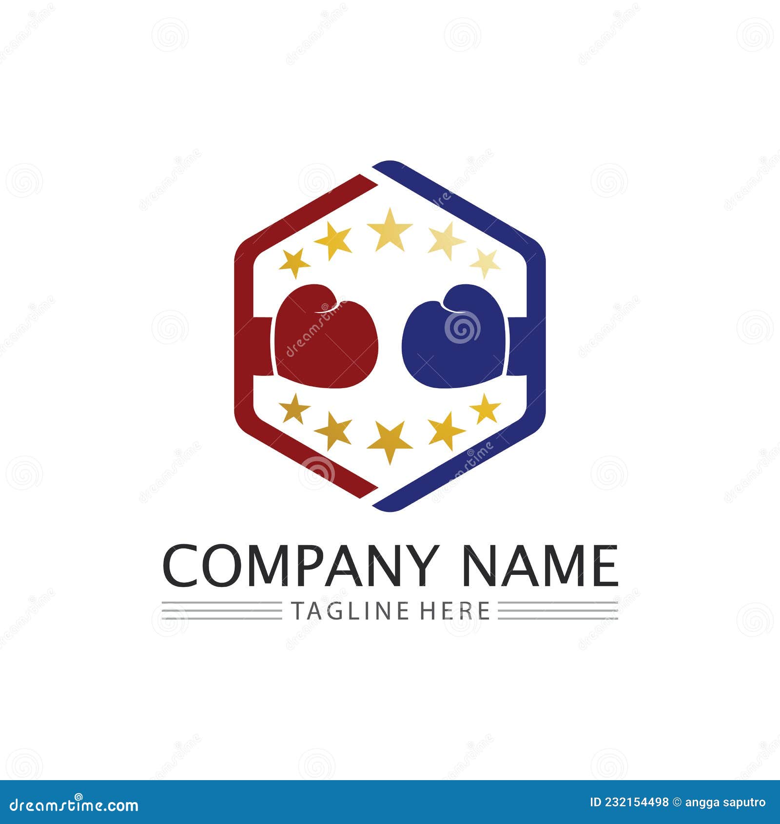 Boxing Icon Set and Boxer Design Illustration Symbol of Fighter Stock ...