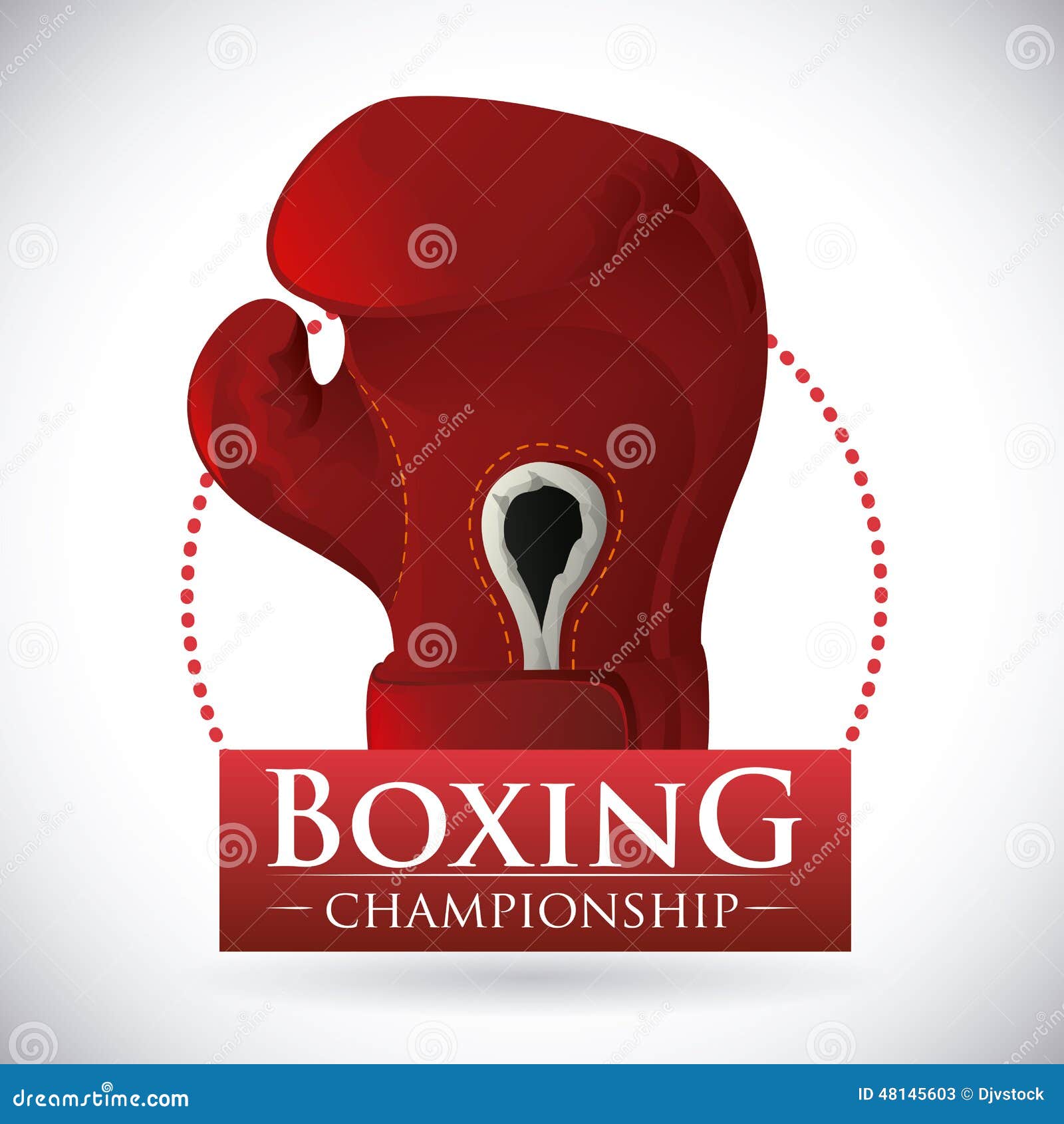 Boxing Label Design Vector Illustration Eps10 Graphic Stock Vector ...