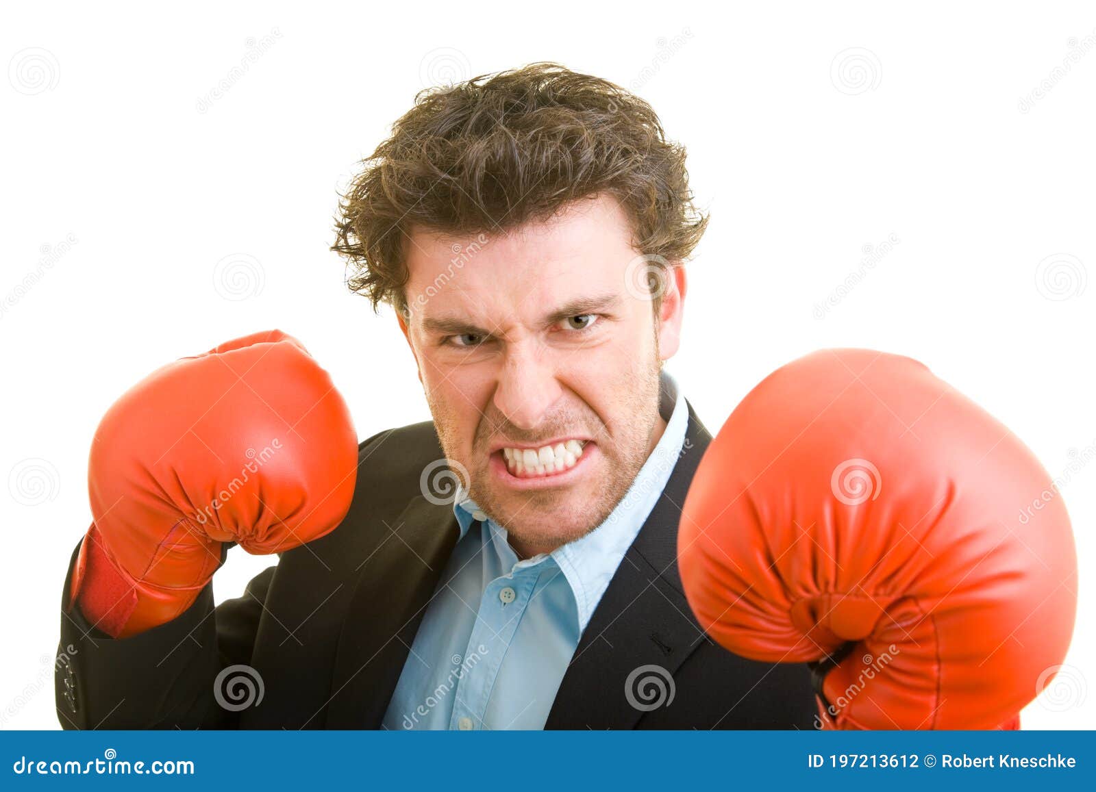 Boxing manager stock photo. Image of anger, business - 197213612