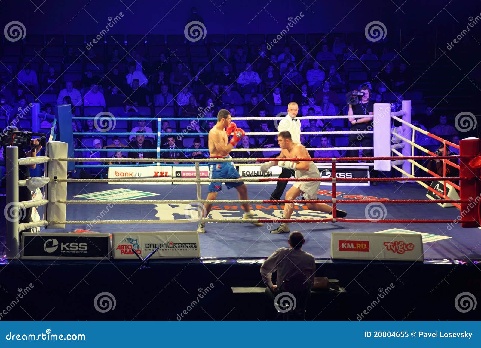Boxing Match I.Ismailov Vs F.Khrgovich Editorial Image - Image of force ...