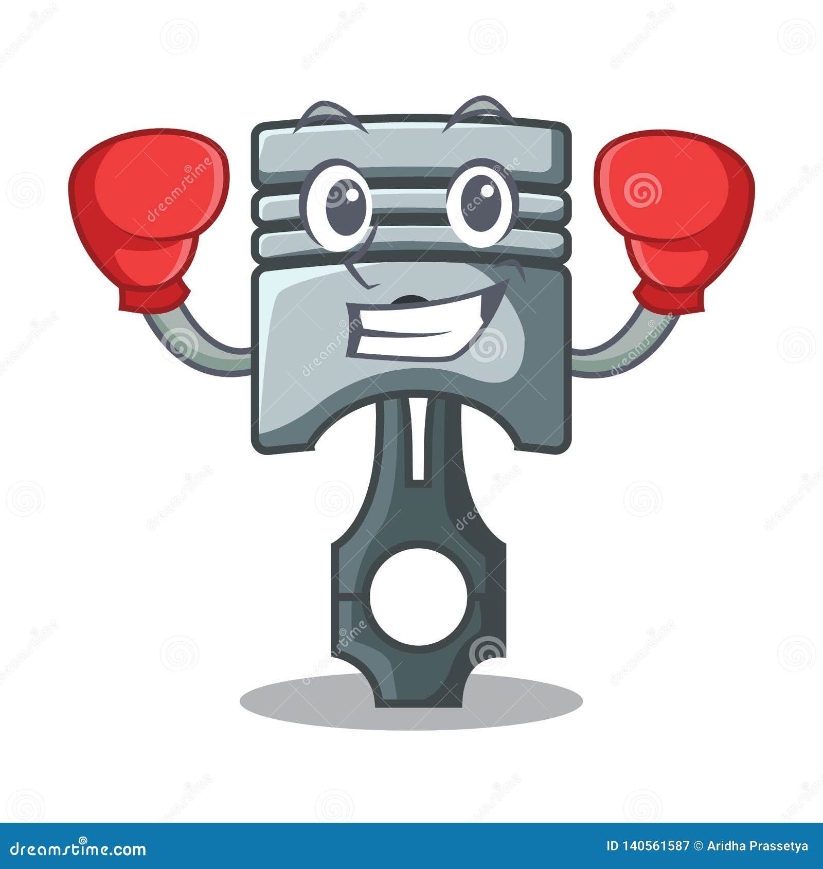 Piston Mascot Logo Design Vector With Modern Illustration Concept Style ...