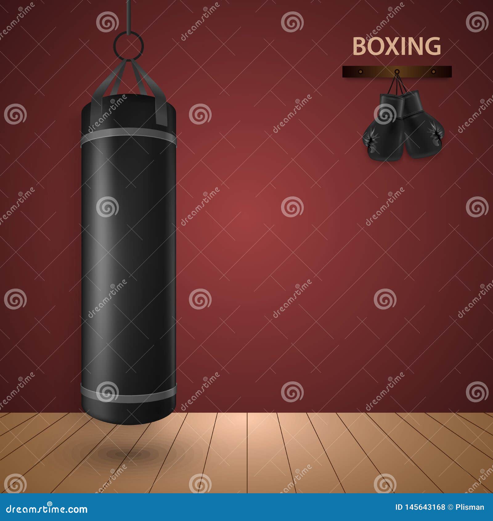 Boxing Poster Neon Vector. Boxing Night Design Template, Bright Neon ...