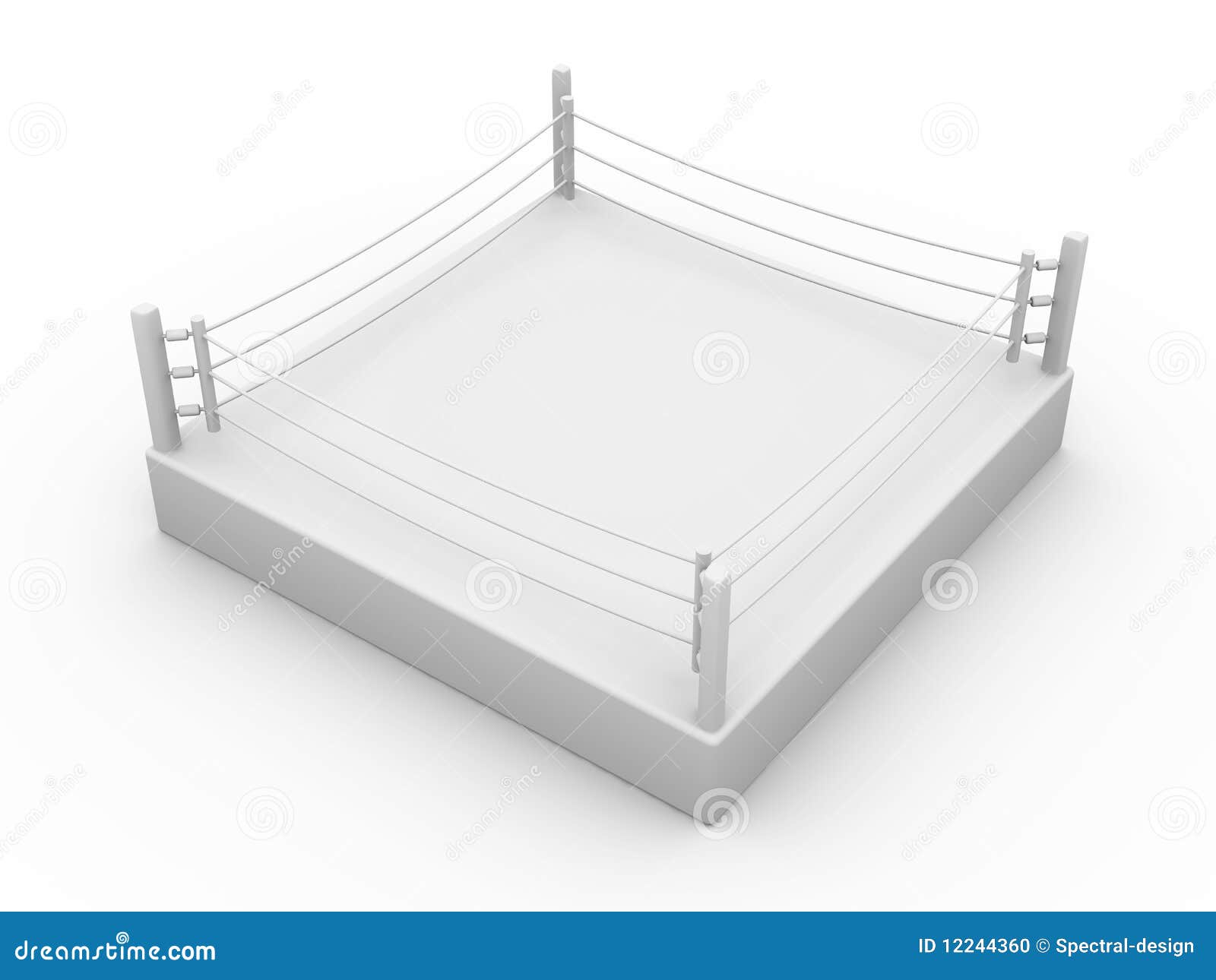 Boxing ring stock illustration. Illustration of tournament - 12244360