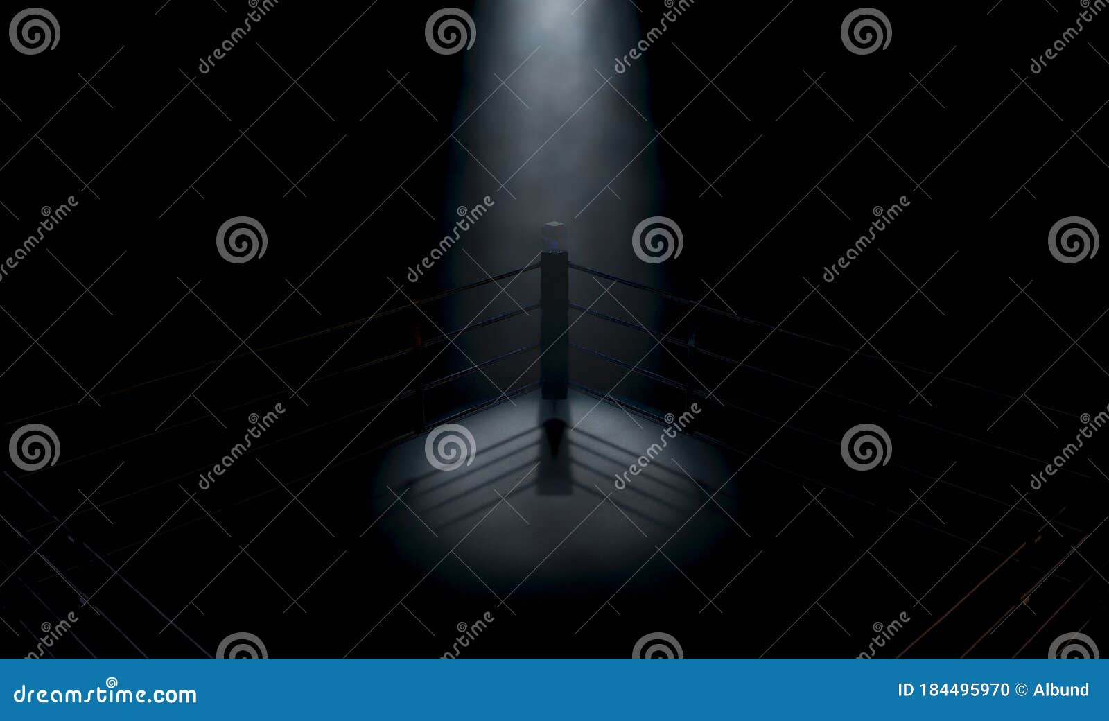 Boxing Ring Corner stock illustration. Illustration of corner - 184495970