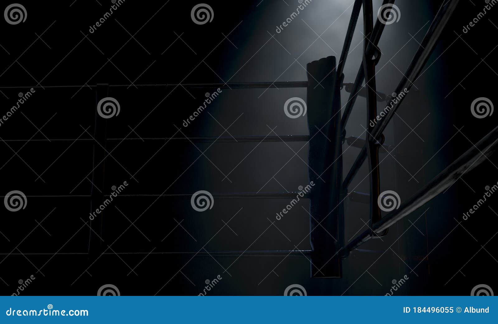 Boxing Ring Corner stock illustration. Illustration of professional ...