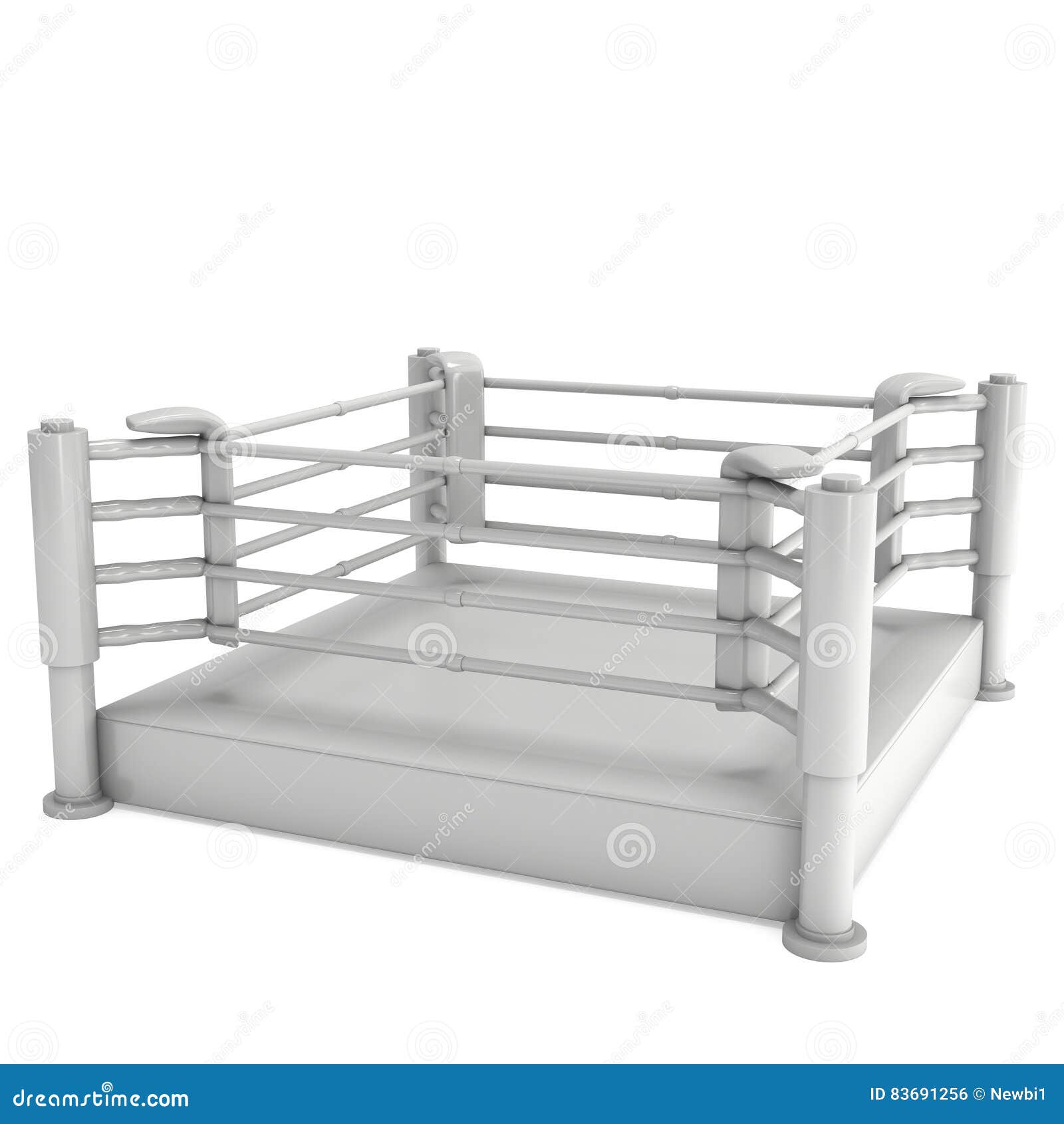 Boxing Ring. High Resolution 3d Render. Stock Illustration ...