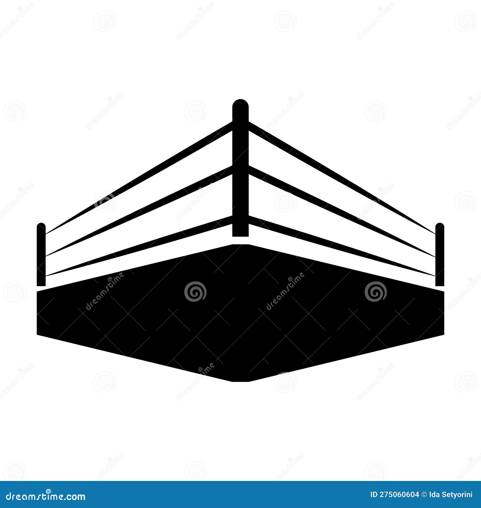 Boxing ring icon vector stock illustration. Illustration of concept ...