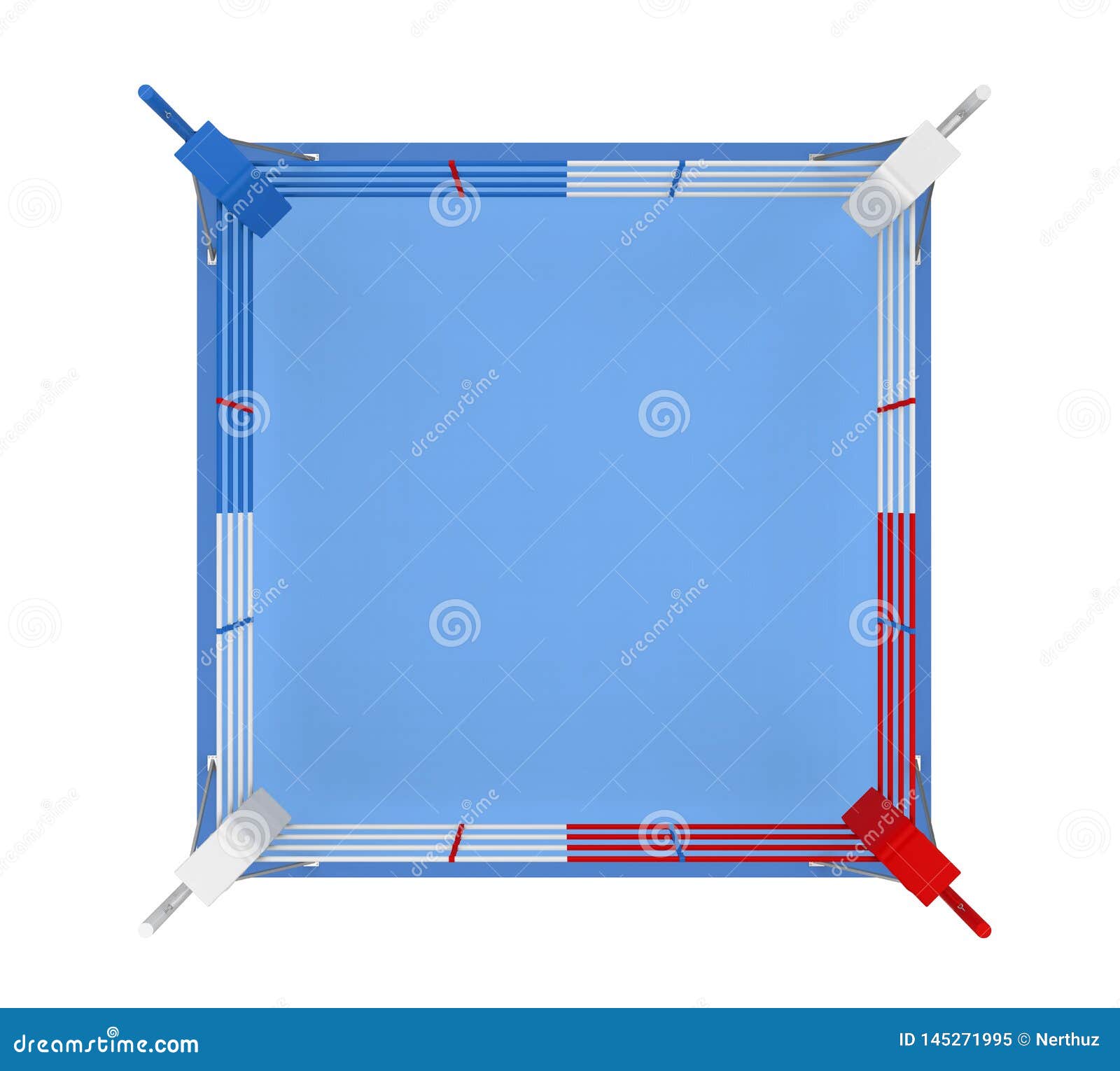 Boxing Ring Isolated stock illustration. Illustration of duel - 145271995