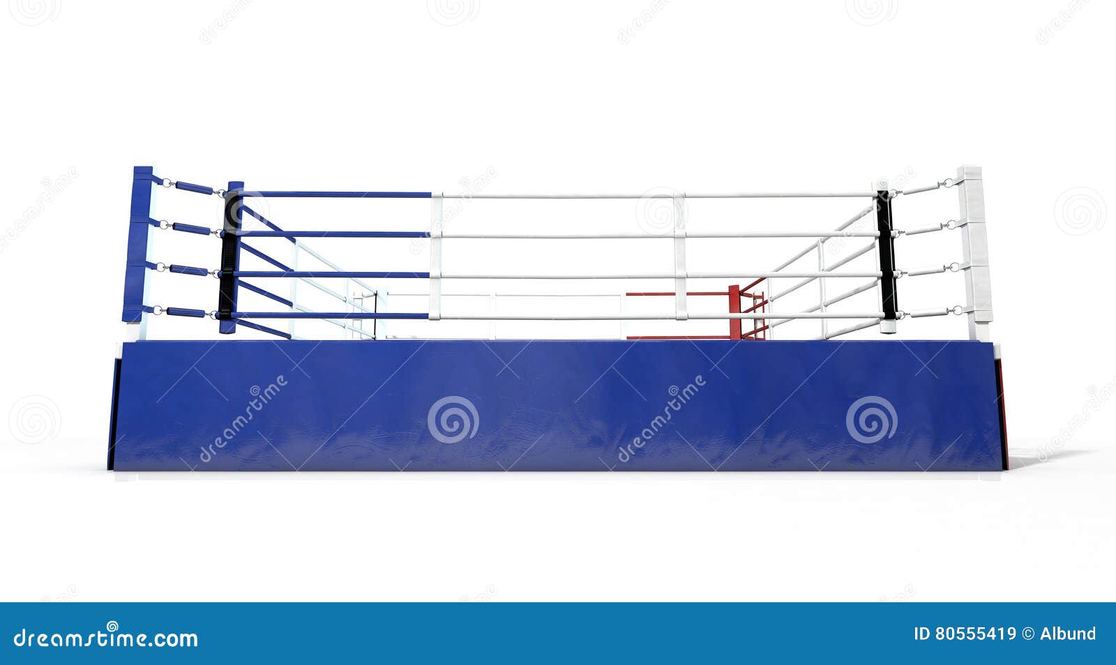 Boxing Ring Modern Isolated Stock Illustration - Illustration of ...