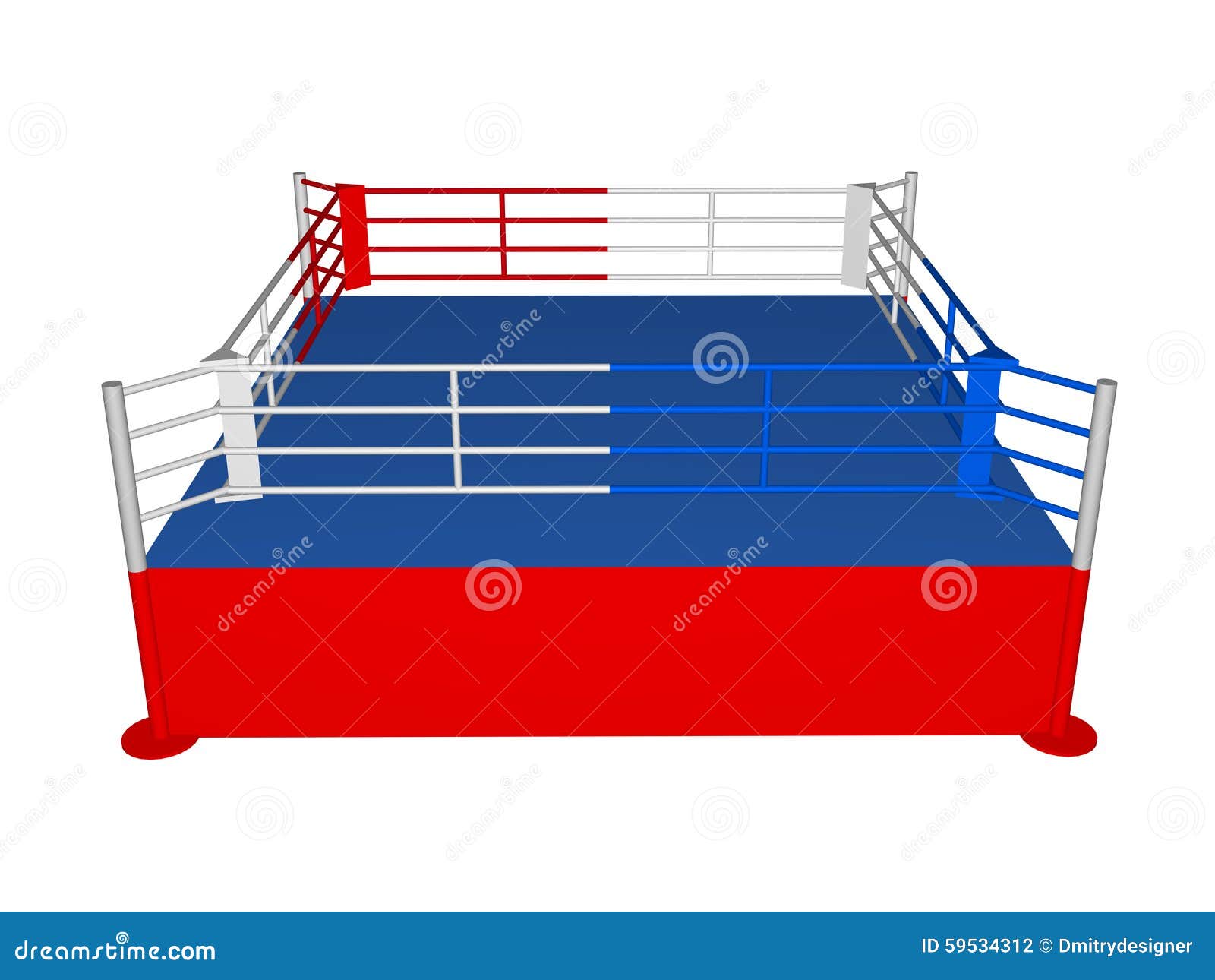 Boxing ring stock illustration. Illustration of blue - 59534312