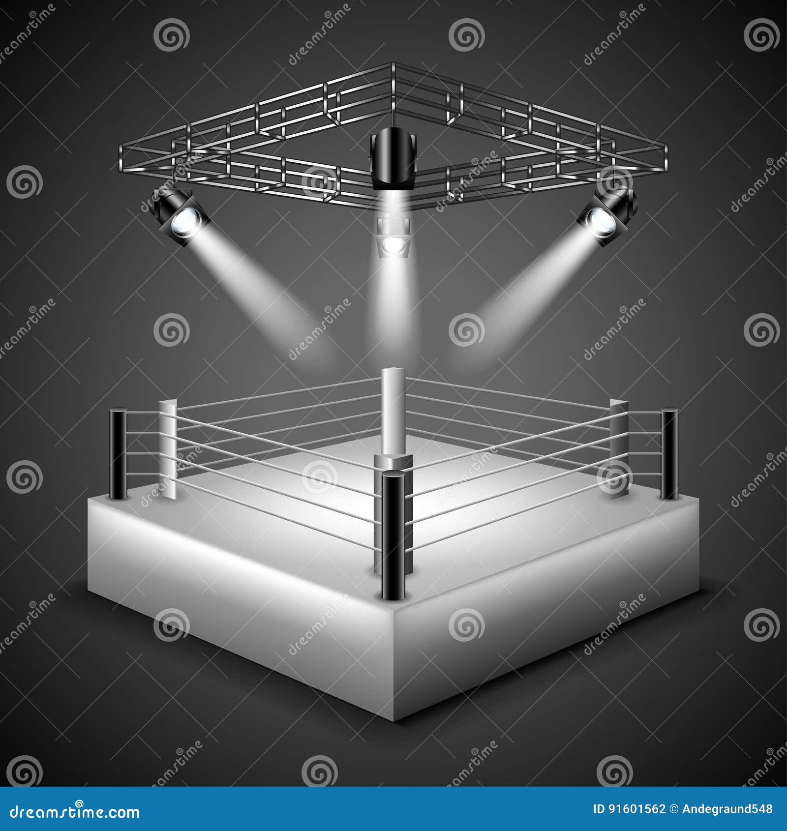 Boxing Ring Vector