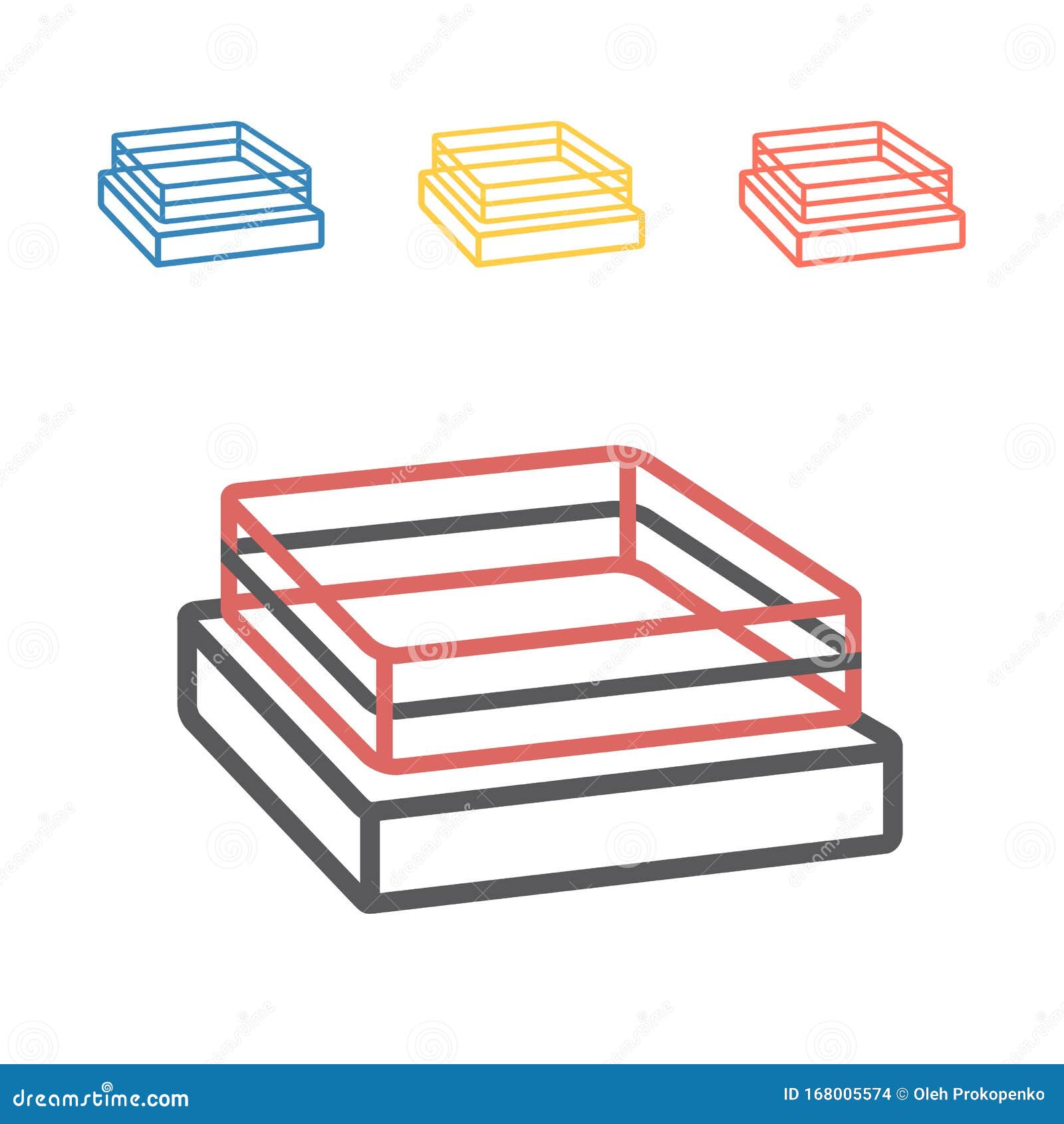 Boxing Ring. Vector Signs for Web Graphics. Stock Vector - Illustration ...