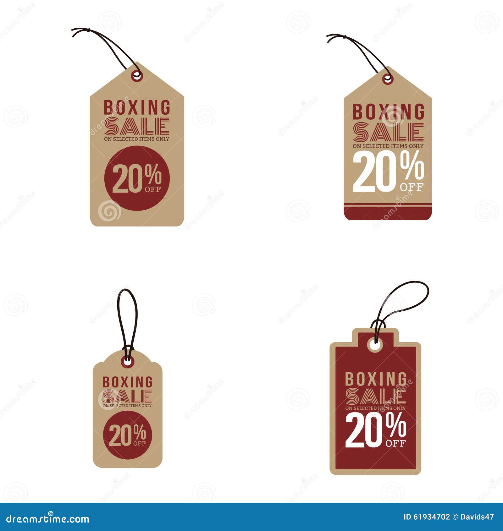Boxing sale labels stock vector. Illustration of business - 61934702