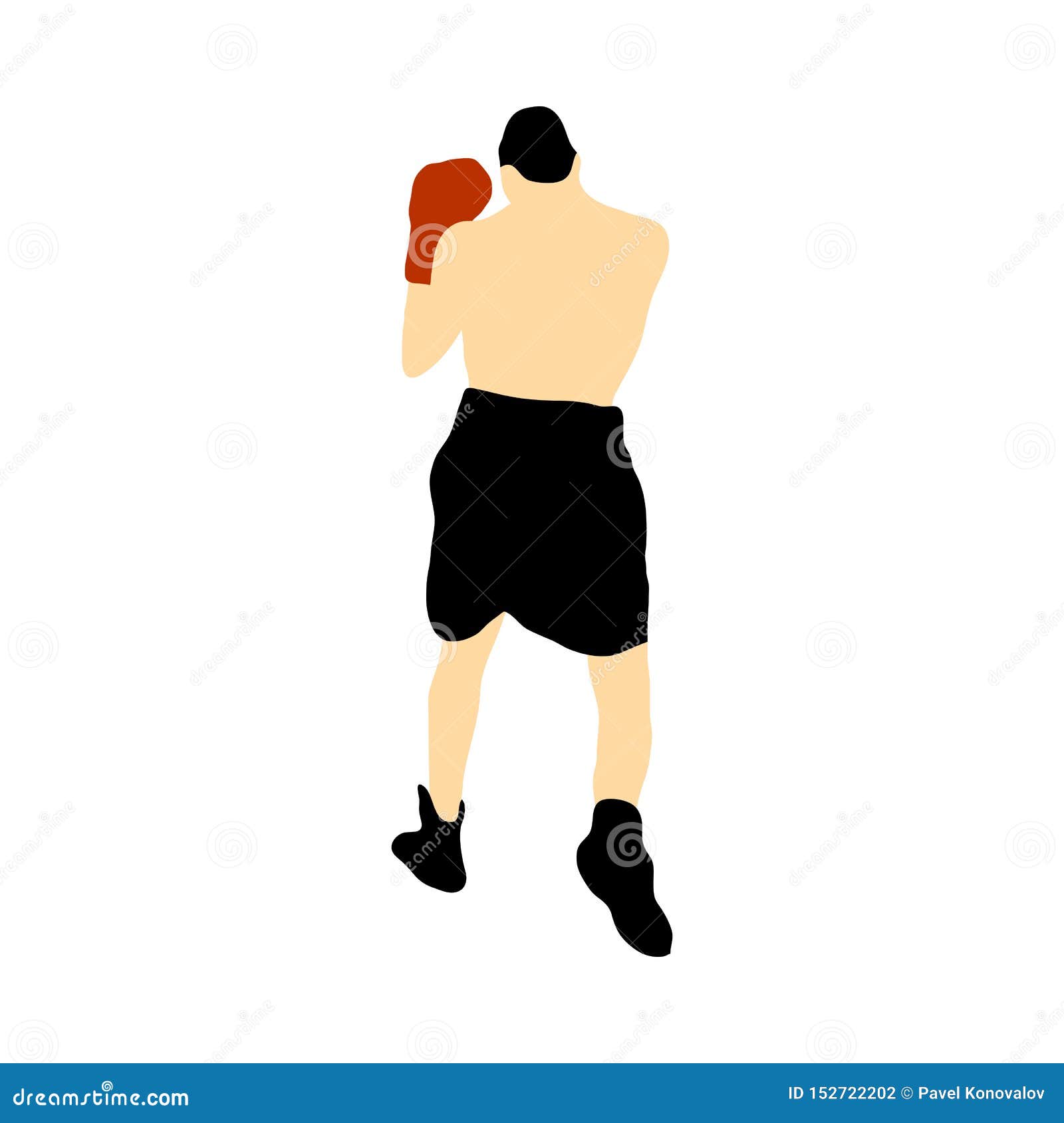 Boxing silhouette stock illustration. Illustration of knockout - 152722202
