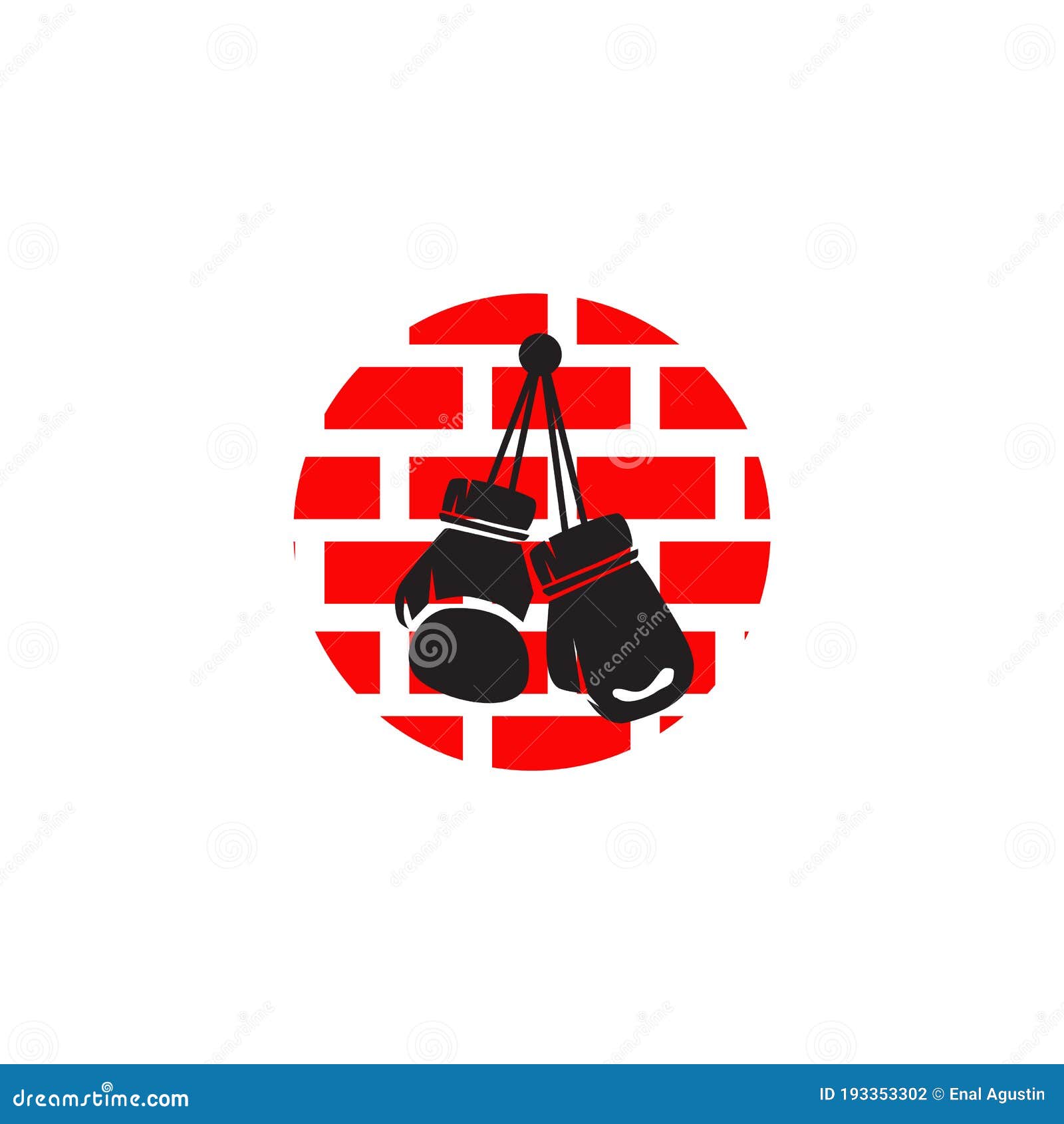 Boxing Sport Logo Design Template Stock Vector - Illustration of game ...
