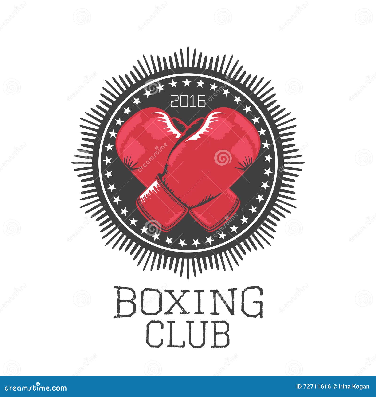 Boxing Vector Logo, Emblem, Label Stock Vector - Illustration of ...