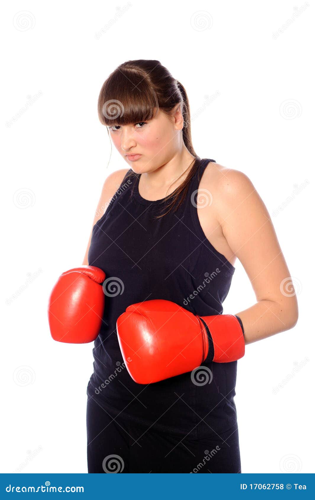 Boxing woman stock photo. Image of boxing, girl, action - 17062758