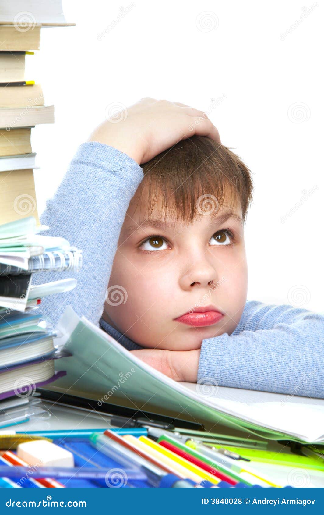 The boy stock photo. Image of intelligence, children, child - 3840028