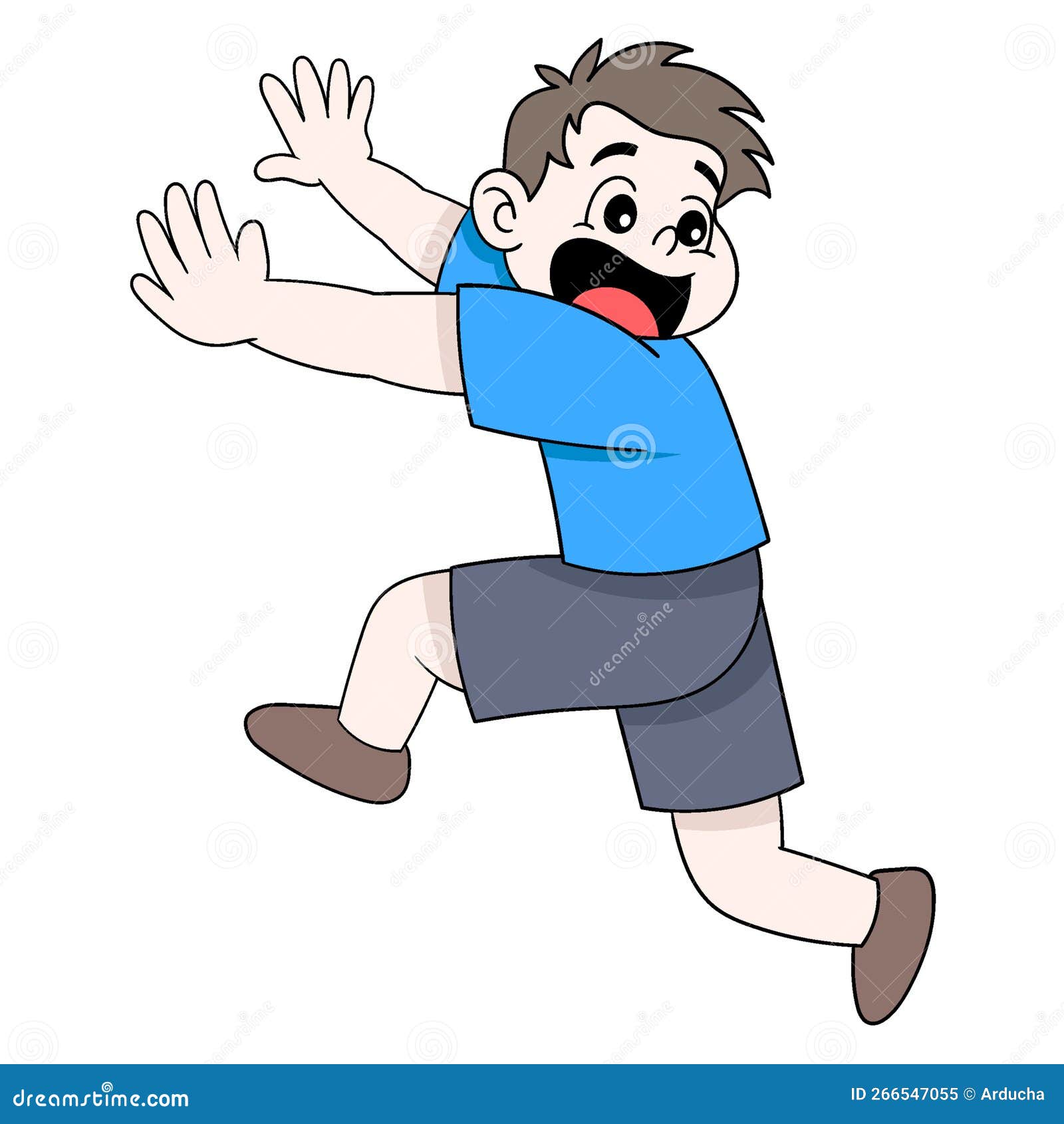 Scared Running Man Composition Cartoon Vector | CartoonDealer.com ... Scared Running Man Composition Cartoon Vector | CartoonDealer.com ...
