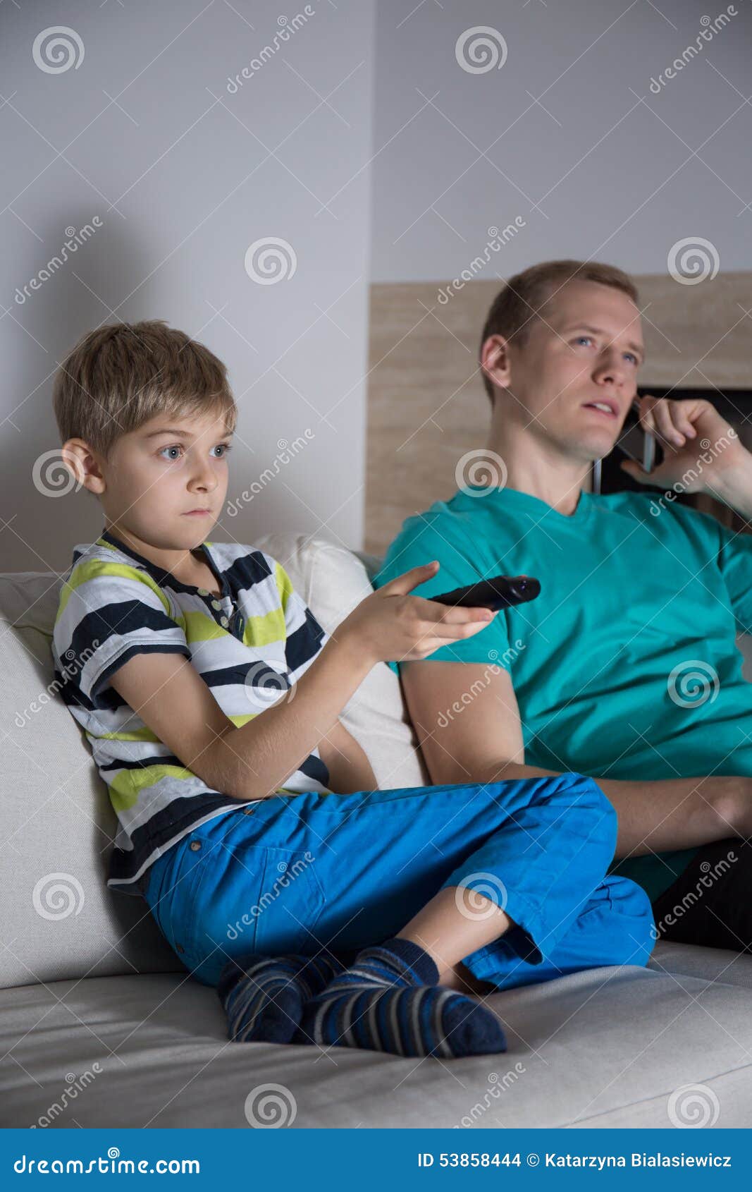 Boy addicted to television stock photo. Image of schoolboy - 53858444