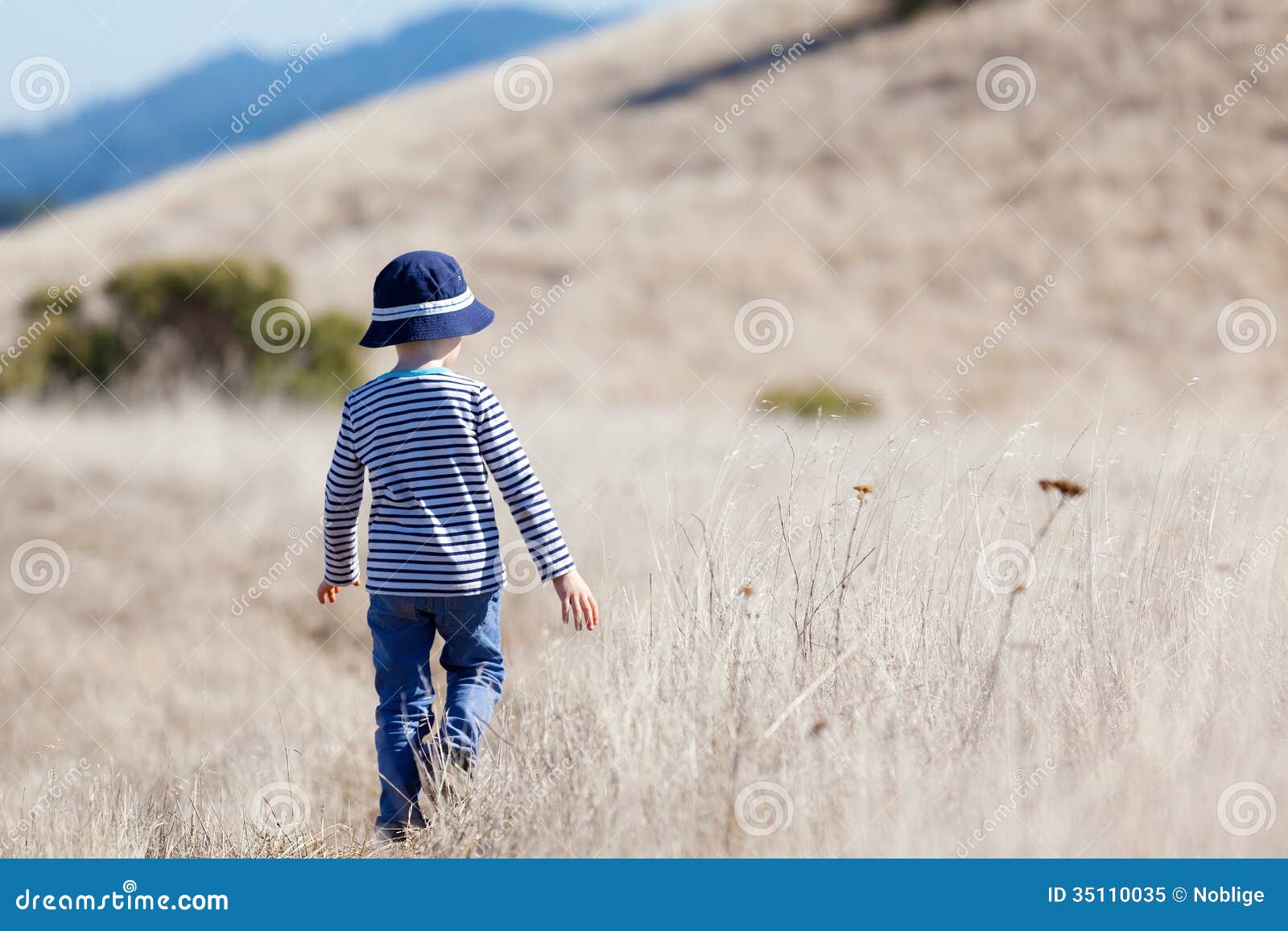 Boy alone stock image. Image of lifestyle, nature, child - 35110035