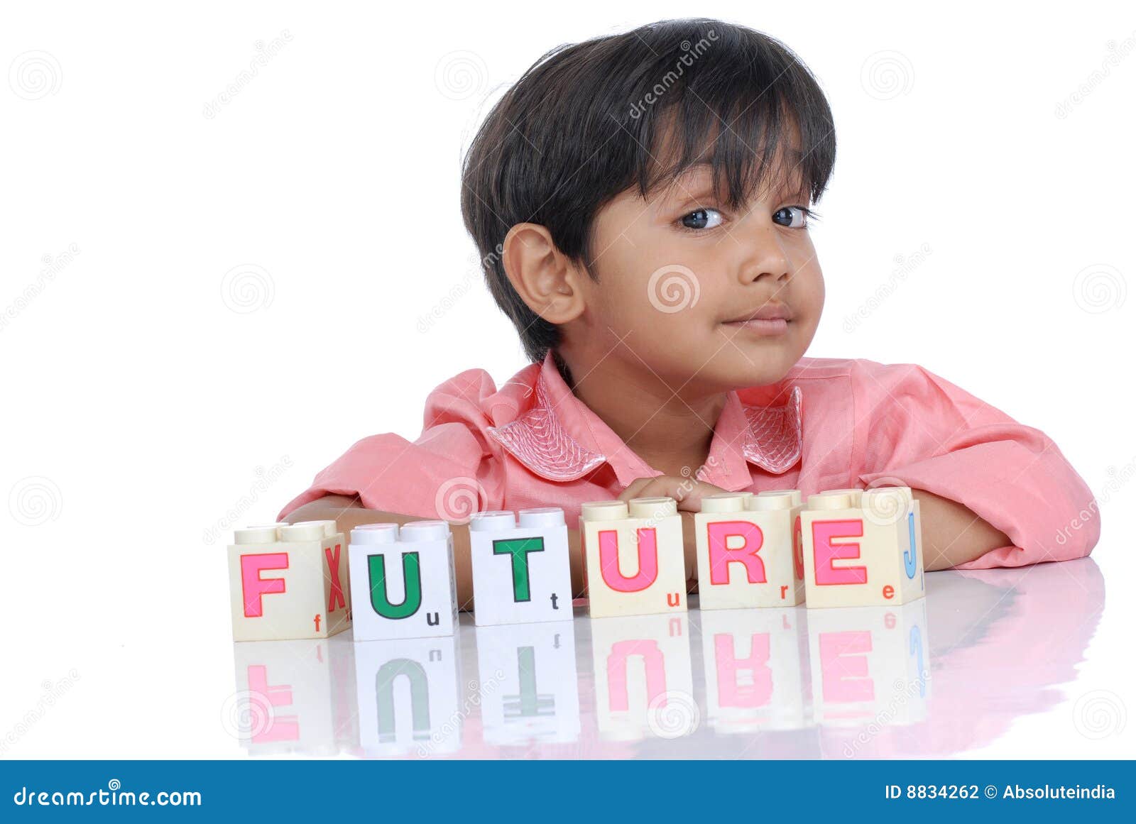 Boy Makes Word Royalty-Free Stock Photography | CartoonDealer.com #12302711