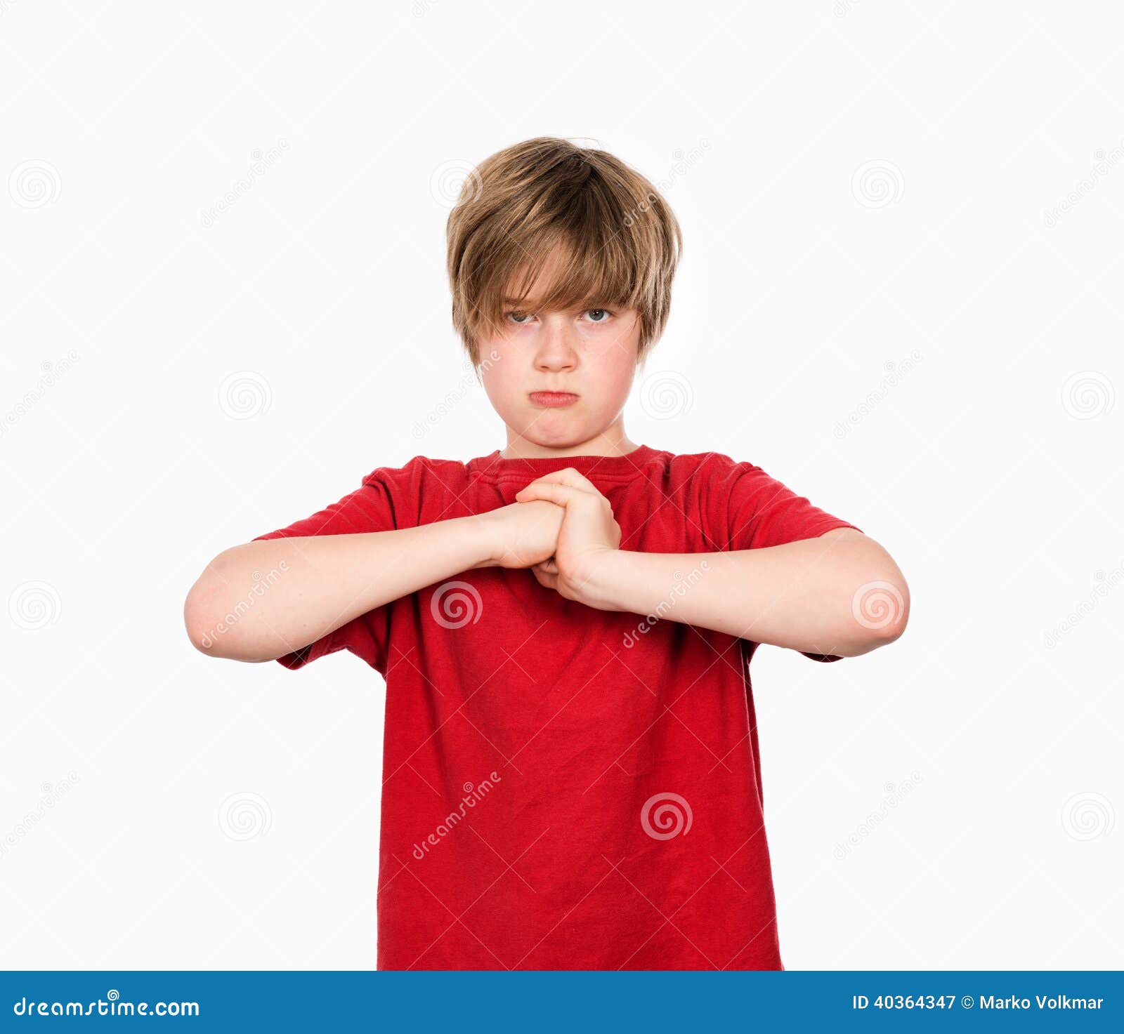 Boy is angry stock image. Image of childhood, caucasian - 40364347