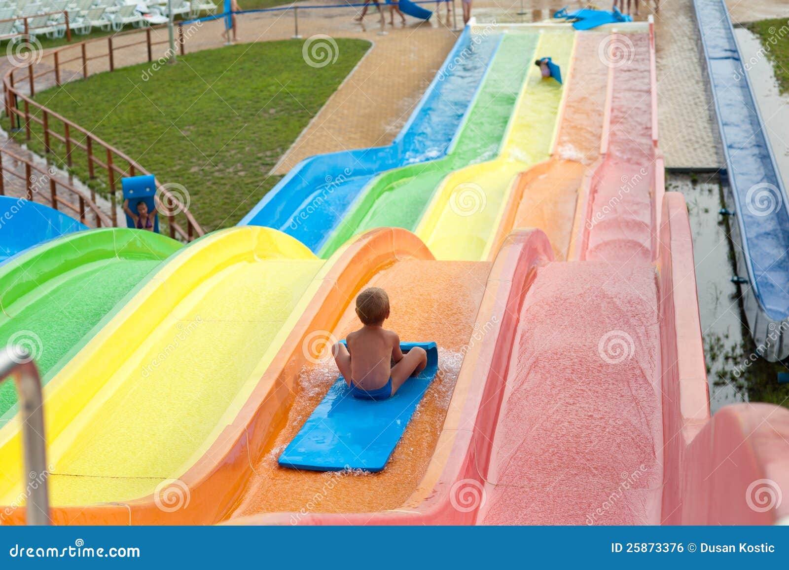 Boy In Aquapark Stock Photography | CartoonDealer.com #25873376