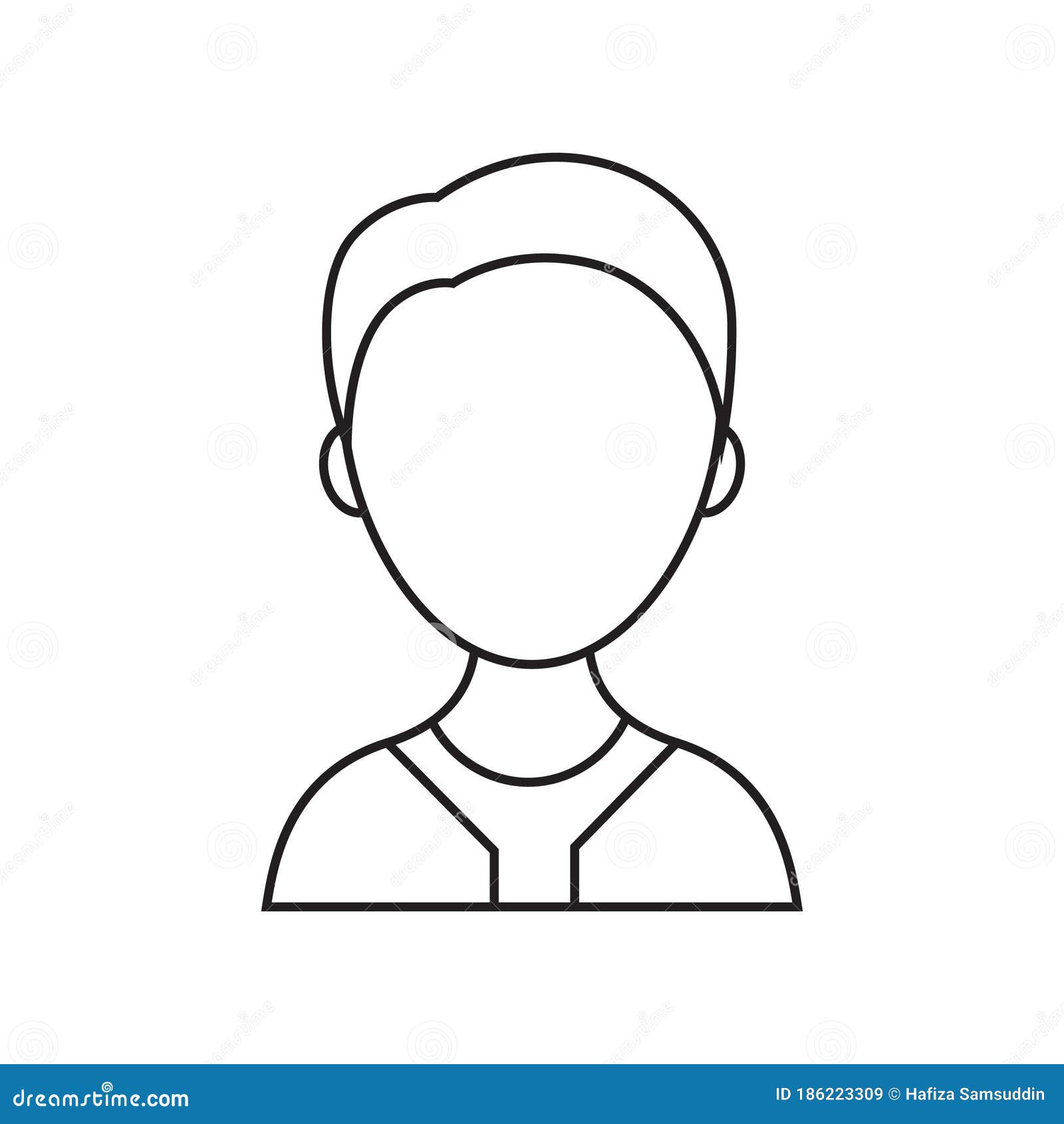 Boy Avatar. Vector Illustration Decorative Design Stock Vector ...