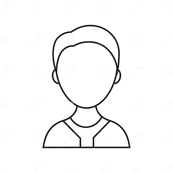 Boy Avatar. Vector Illustration Decorative Design Stock Vector ...