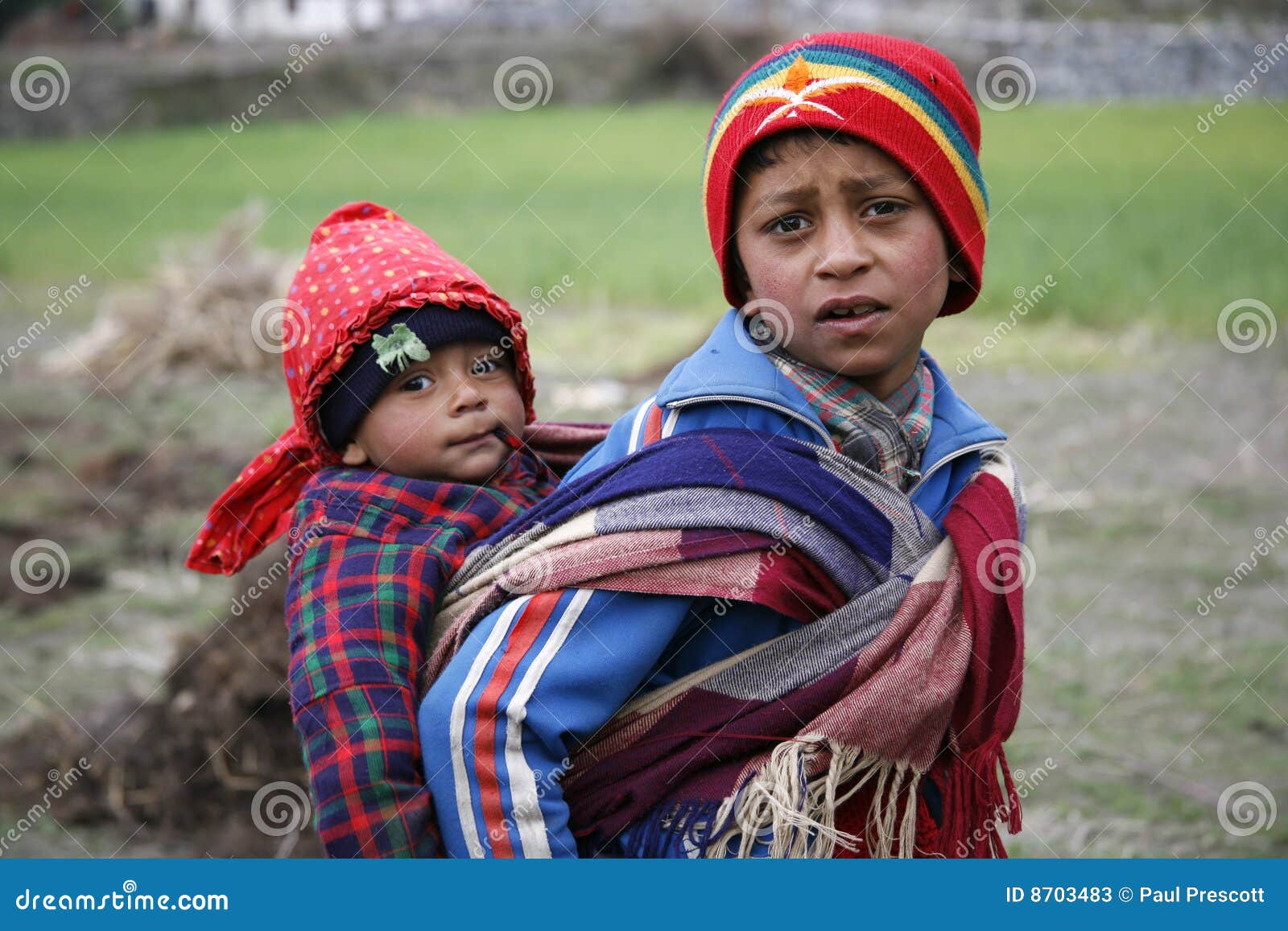 Boy and baby editorial stock photo. Image of nepal, brotherhood - 8703483