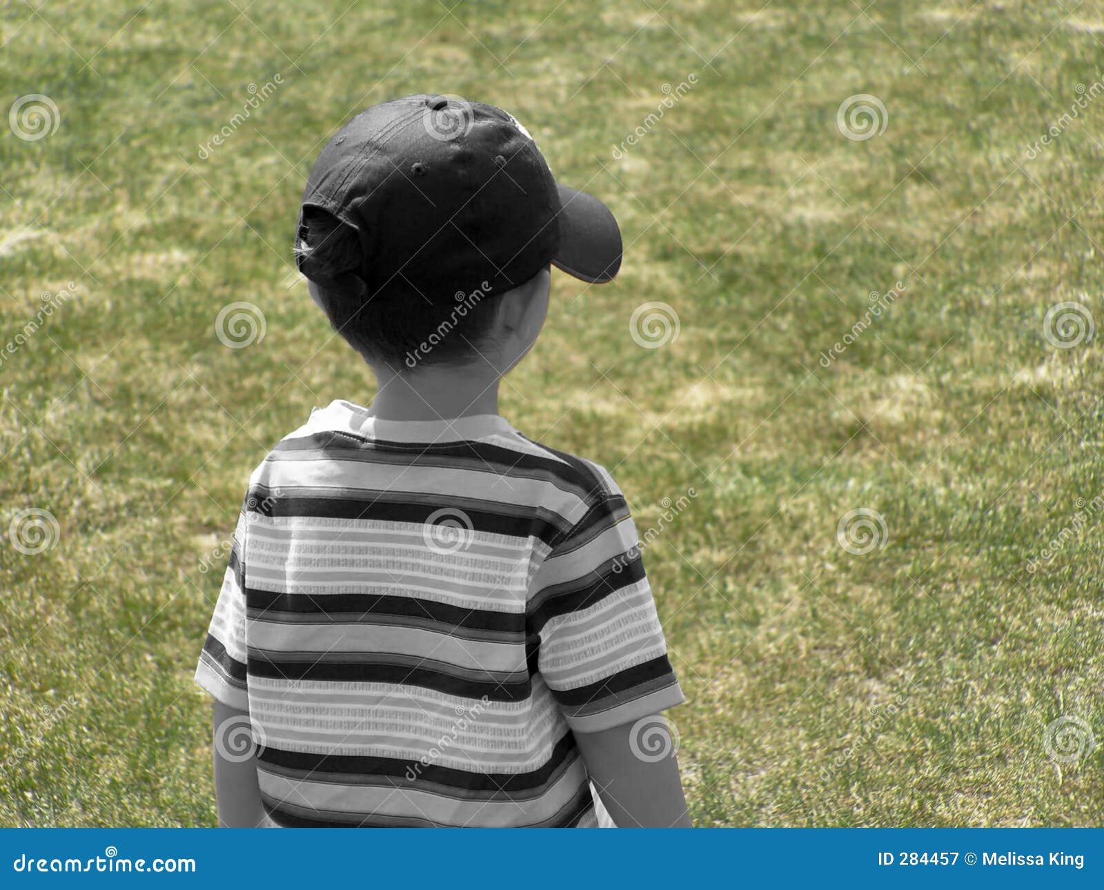Boy Back on stock image. Image of children, grass, back - 284457