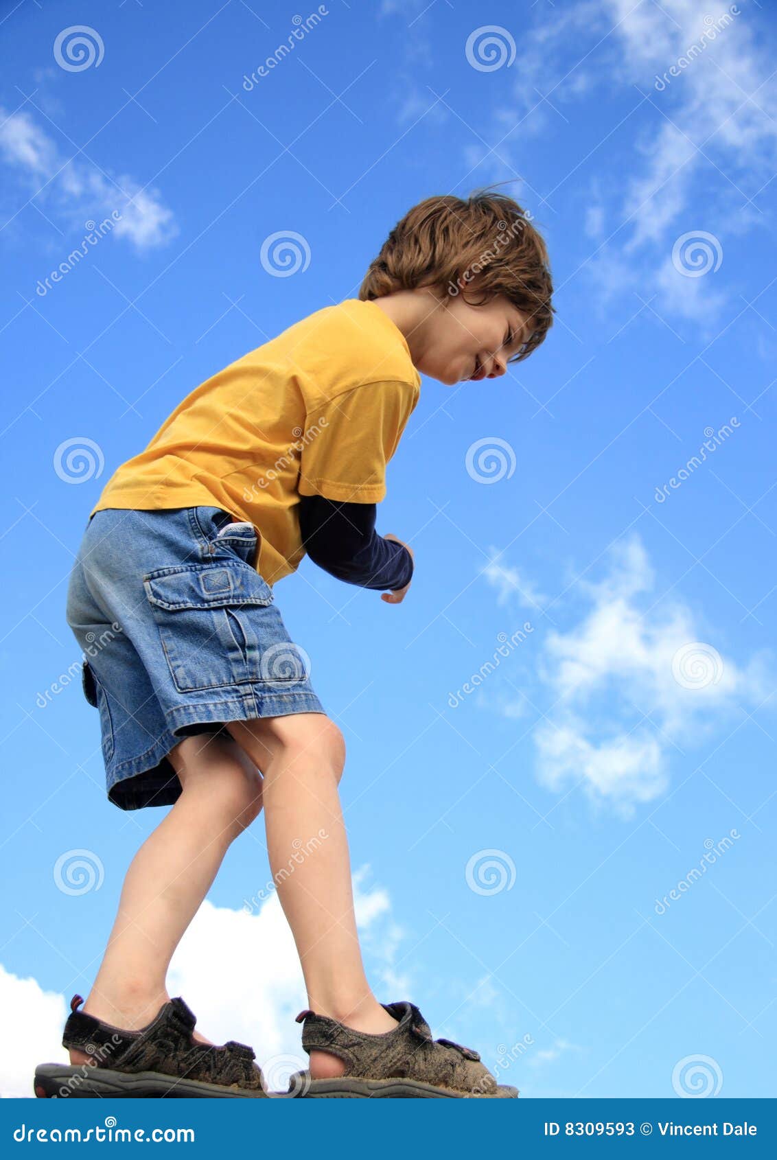 Boy Balancing stock image. Image of playing, male, balancing - 8309593