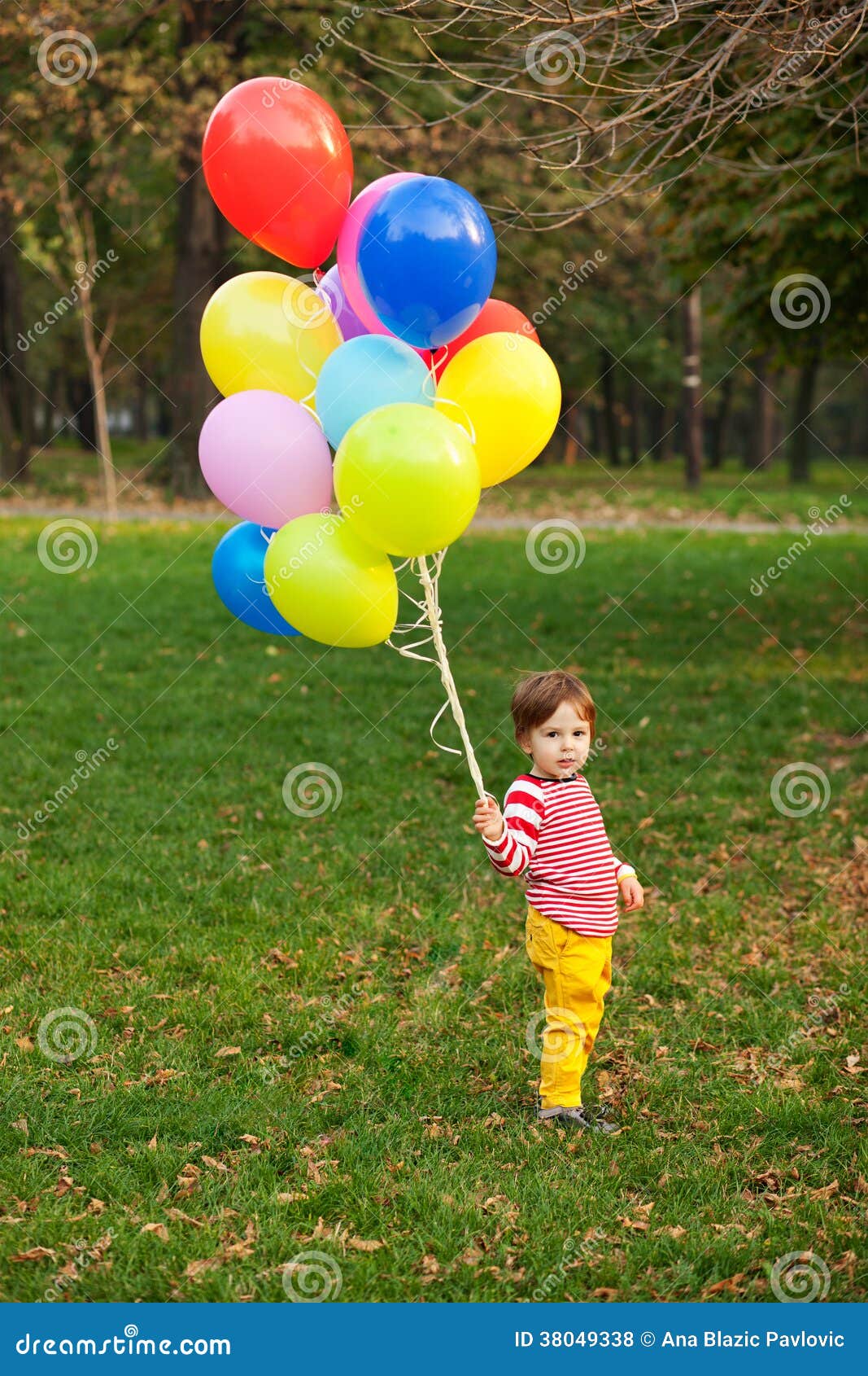 Boy with balloons stock photo. Image of balloon, alone - 38049338
