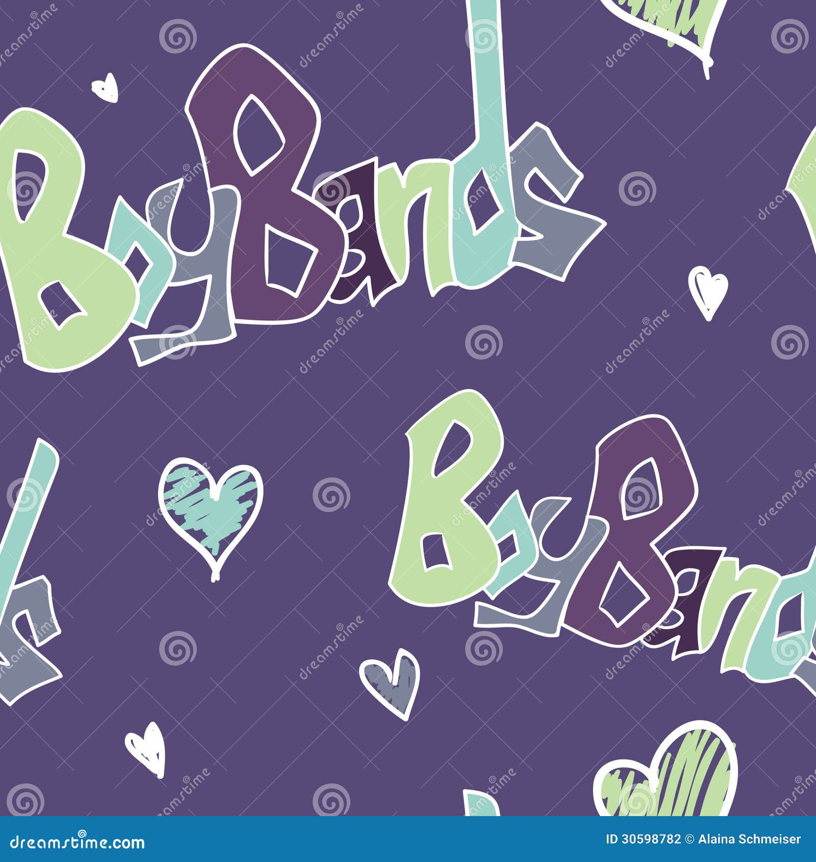 Boy Bands Seamless Pattern stock vector. Illustration of popular - 30598782
