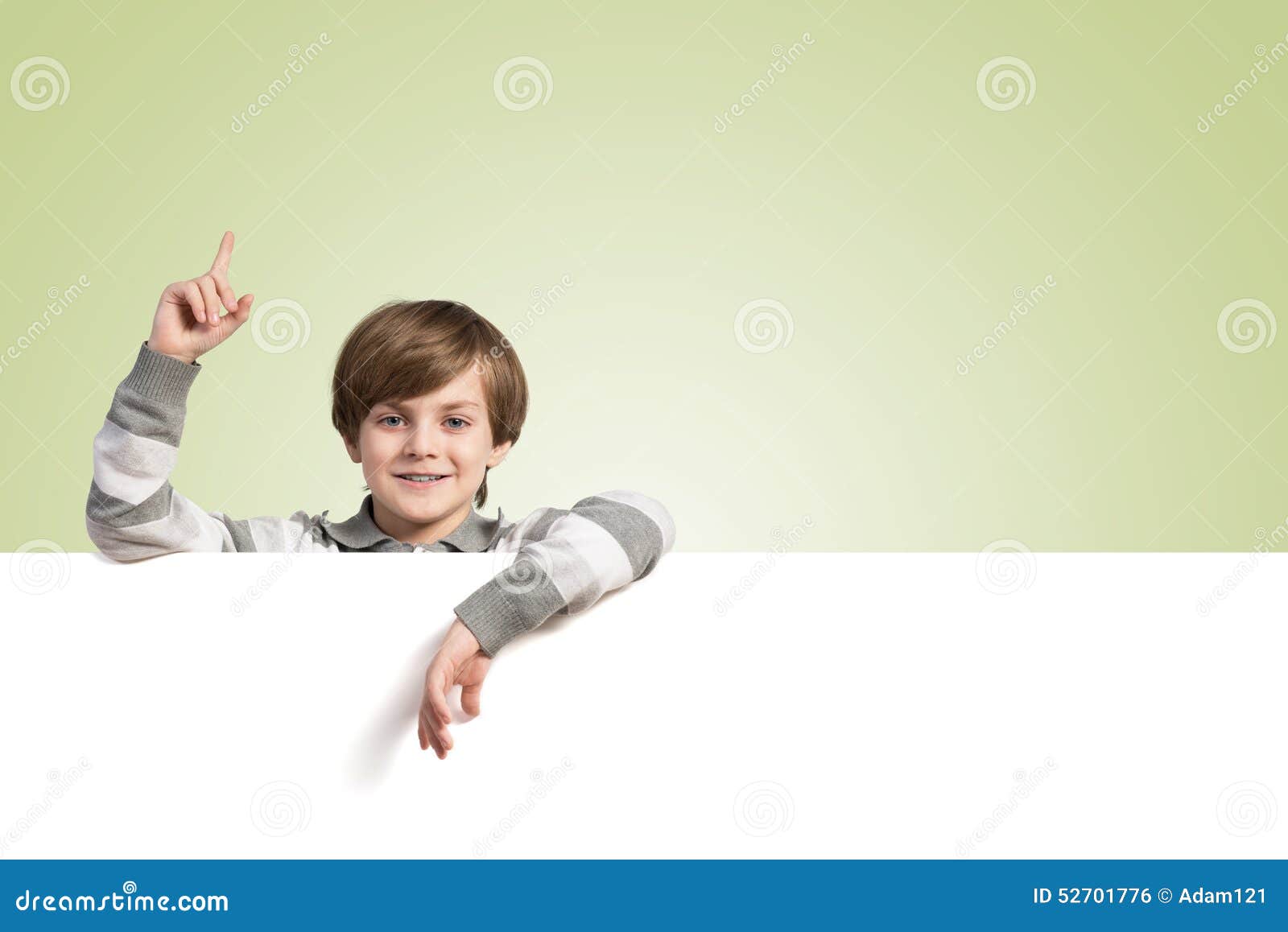 Boy with banner stock photo. Image of board, corner, banner - 52701776