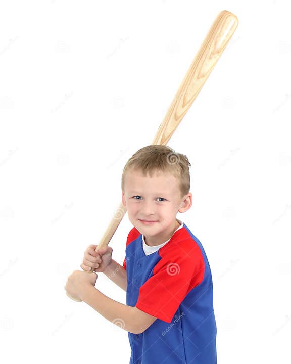 Boy with baseball bat stock photo. Image of young, eagerly - 1683578