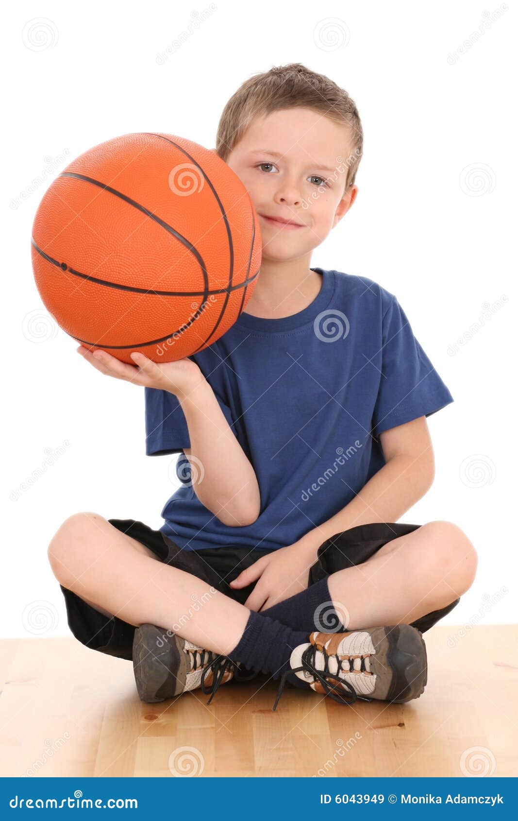 Boy with basketball stock image. Image of schoolboy, leisure - 6043949