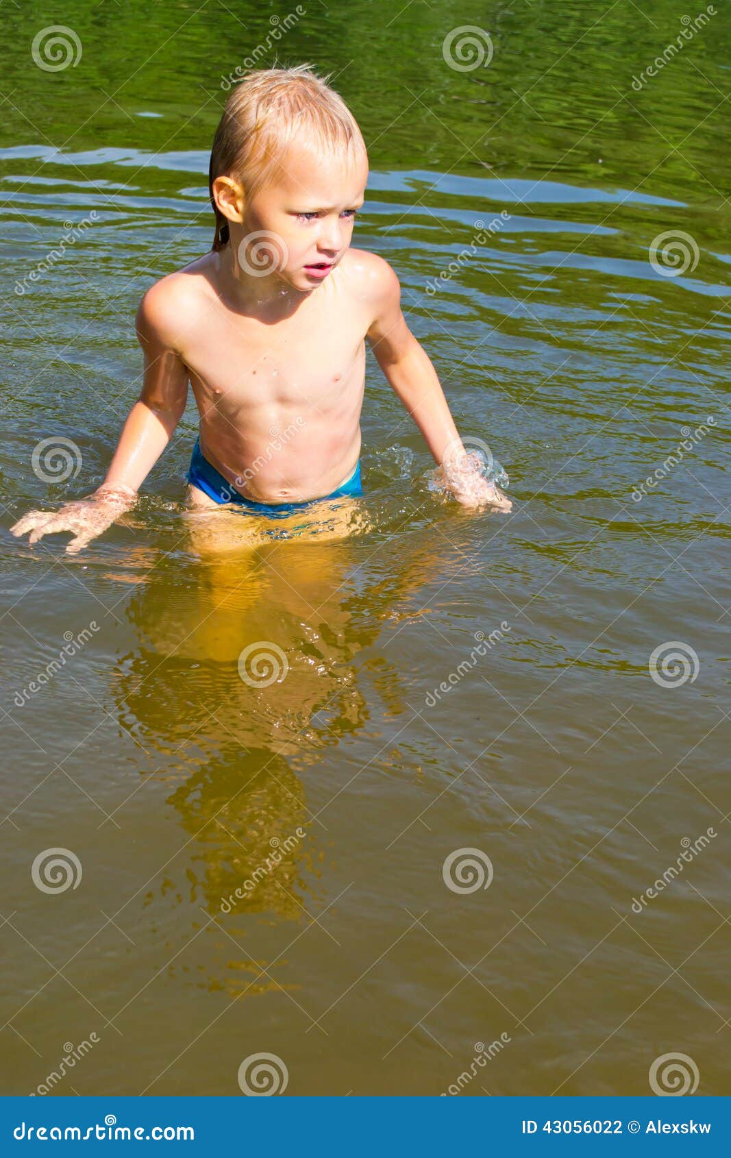 Boy bathes stock photo. Image of bright, care, baby, blond - 43056022