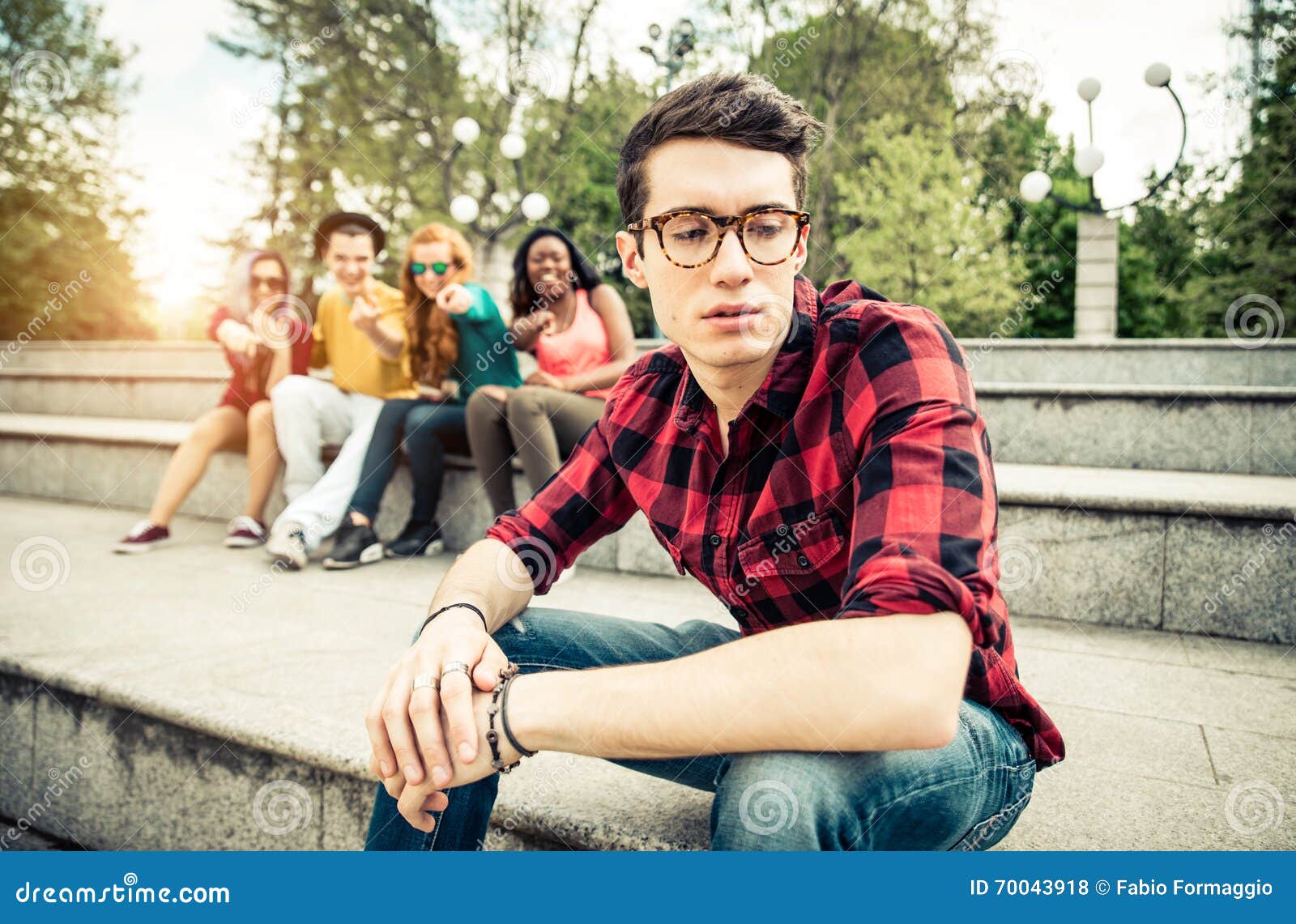 Bullying After School Stock Image | CartoonDealer.com #25928293