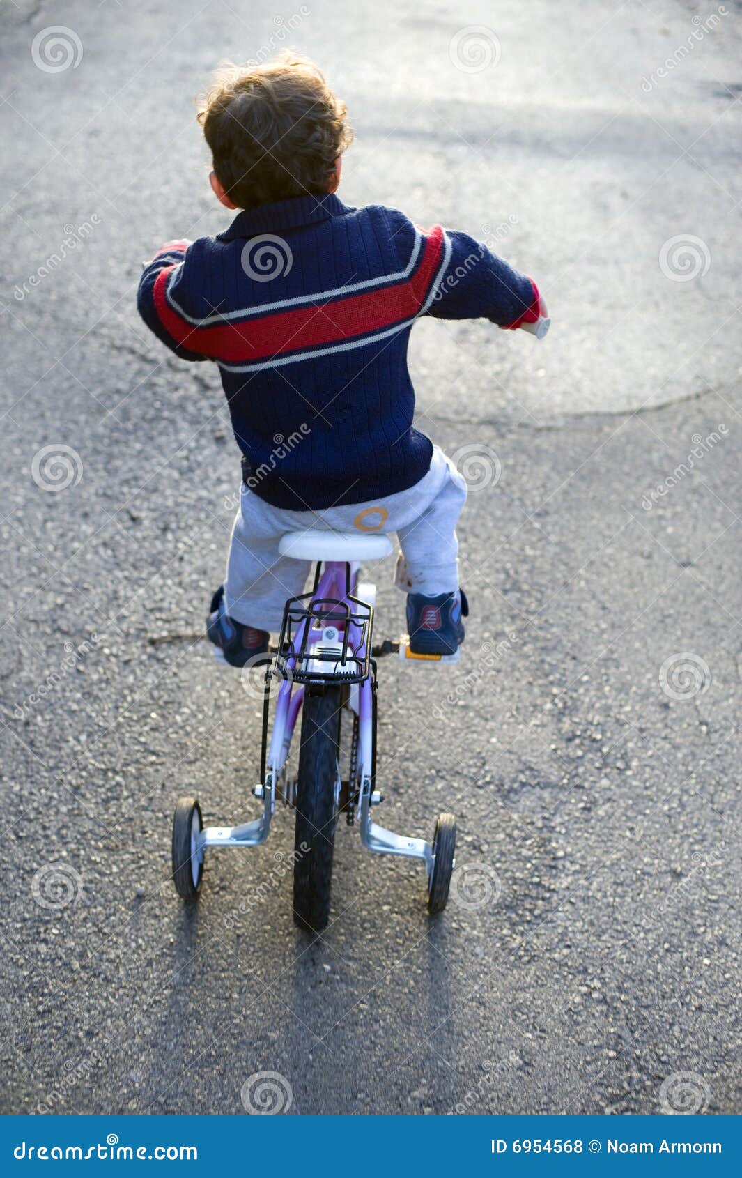 Boy and bicycle stock photo. Image of small, male, portrait - 6954568