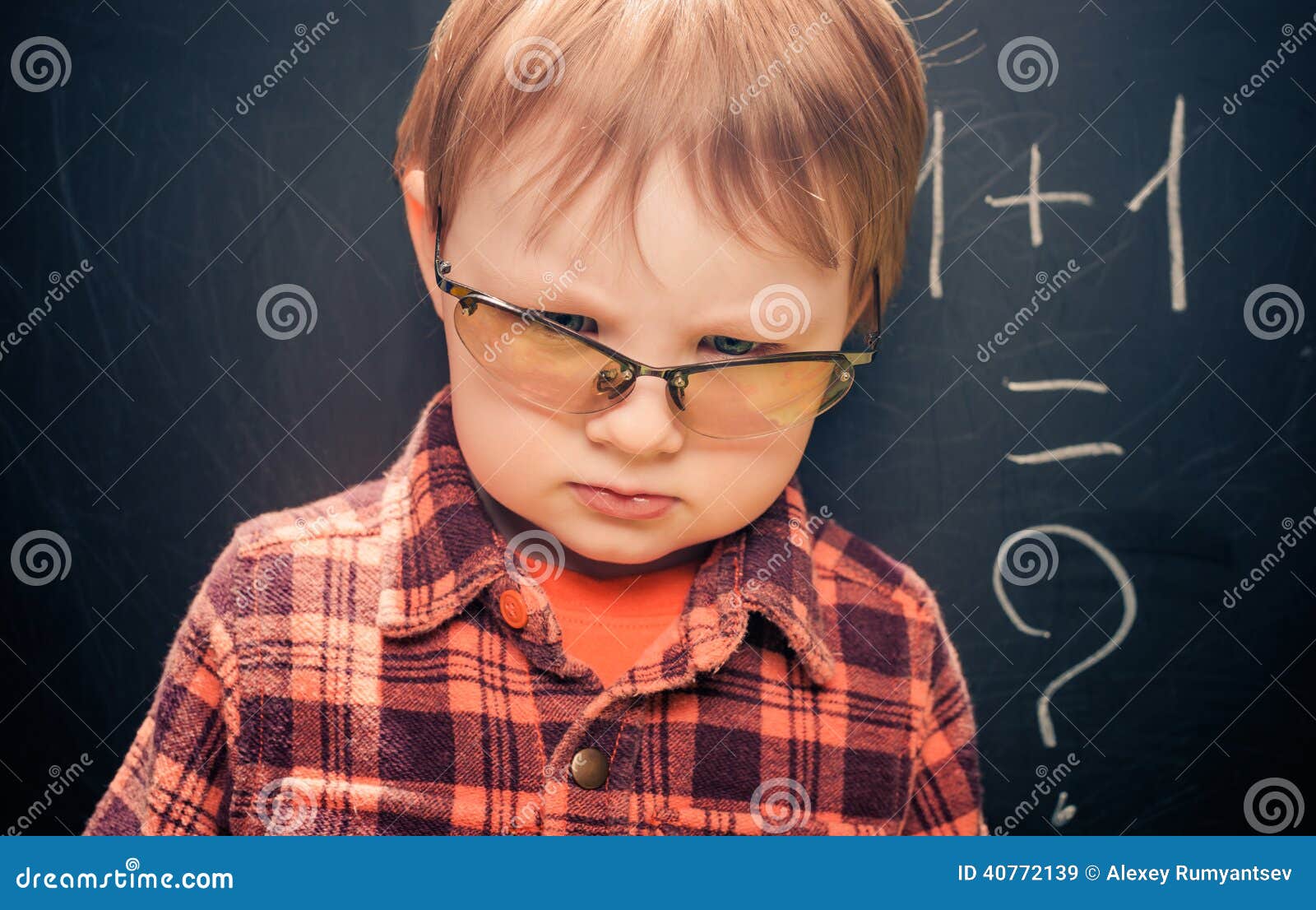 Boy at blackboard stock image. Image of positive, blackboard - 40772139