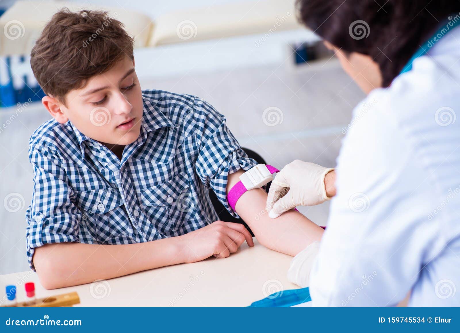 Boy in Blood Tranfusion Concept Stock Photo - Image of laboratory ...