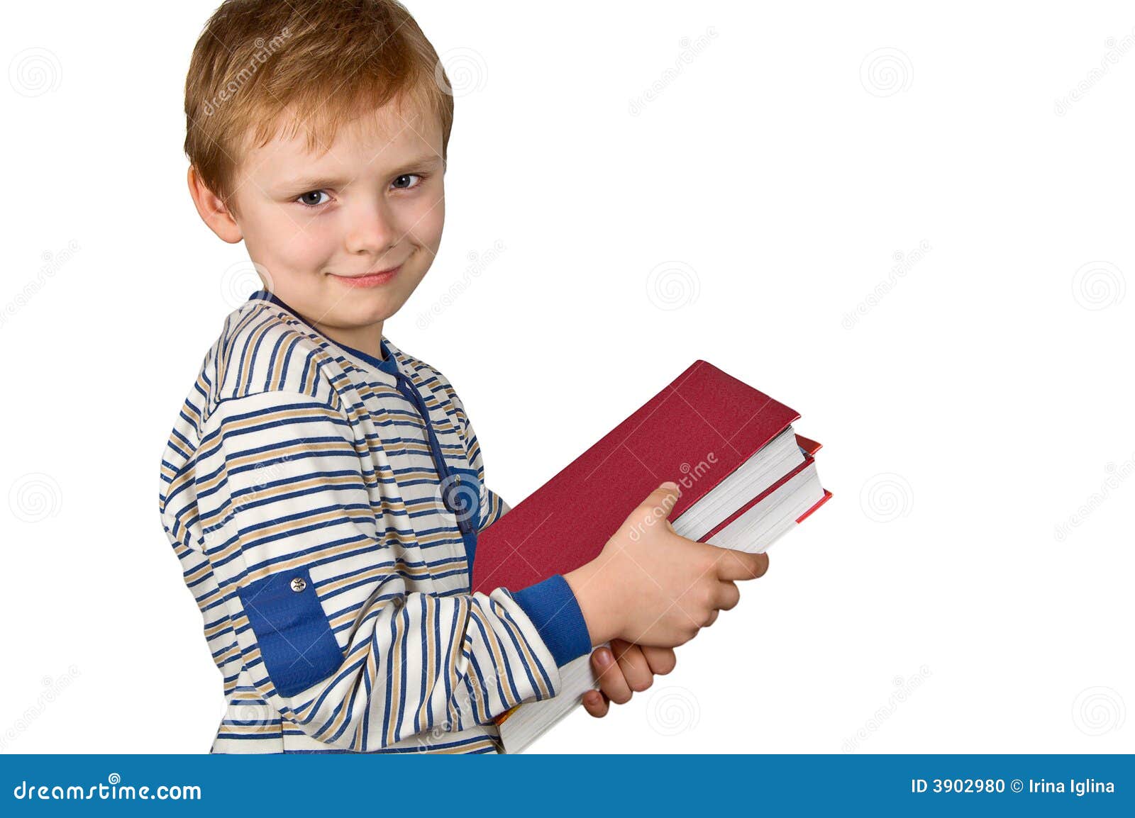 Boy with books stock photo. Image of carrying, holding - 3902980