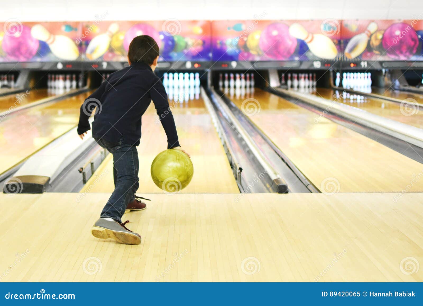 Boy Bowling stock image. Image of bowl, sport, fitness - 89420065