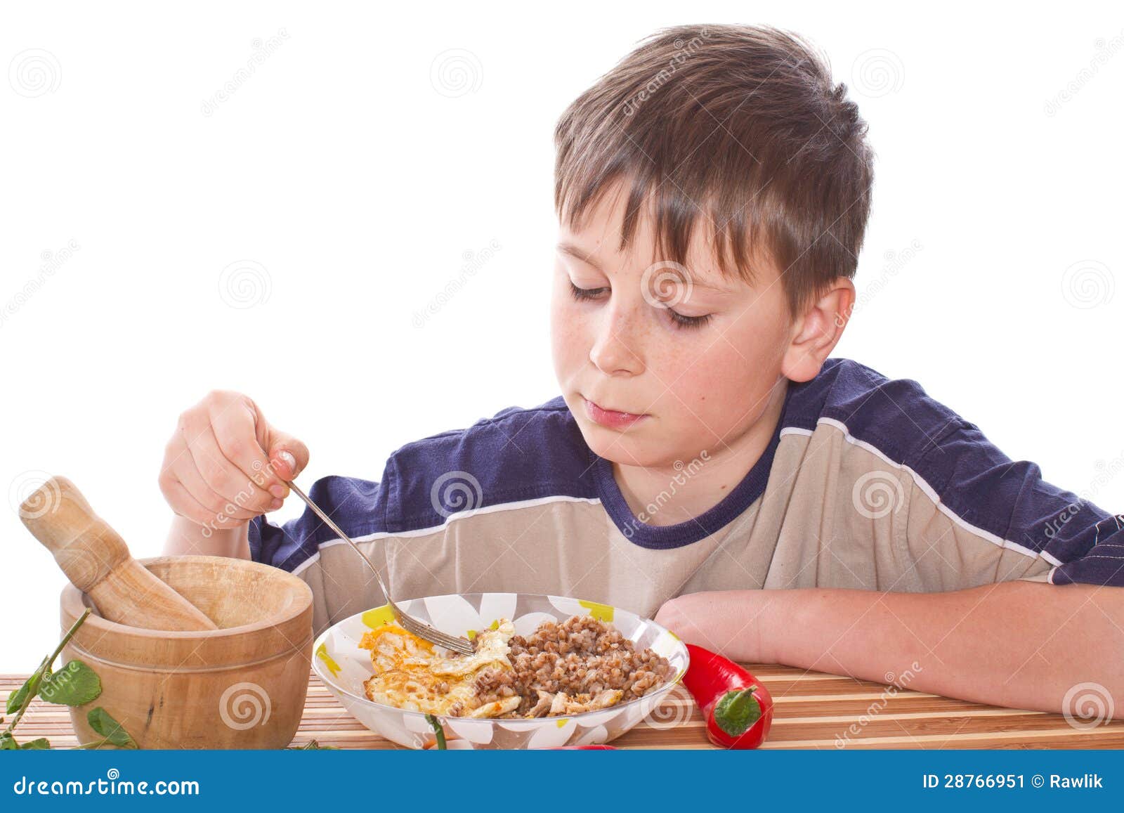 Boy breakfast stock image. Image of person, lunch, dieting - 28766951