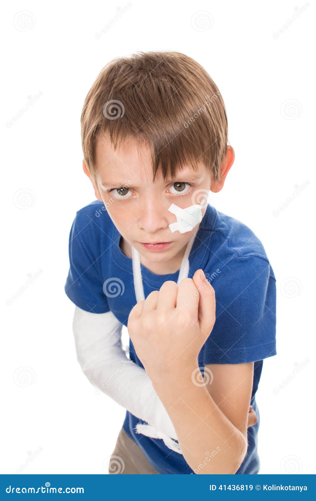 Boy with a broken arm stock image. Image of pain, help - 41436819